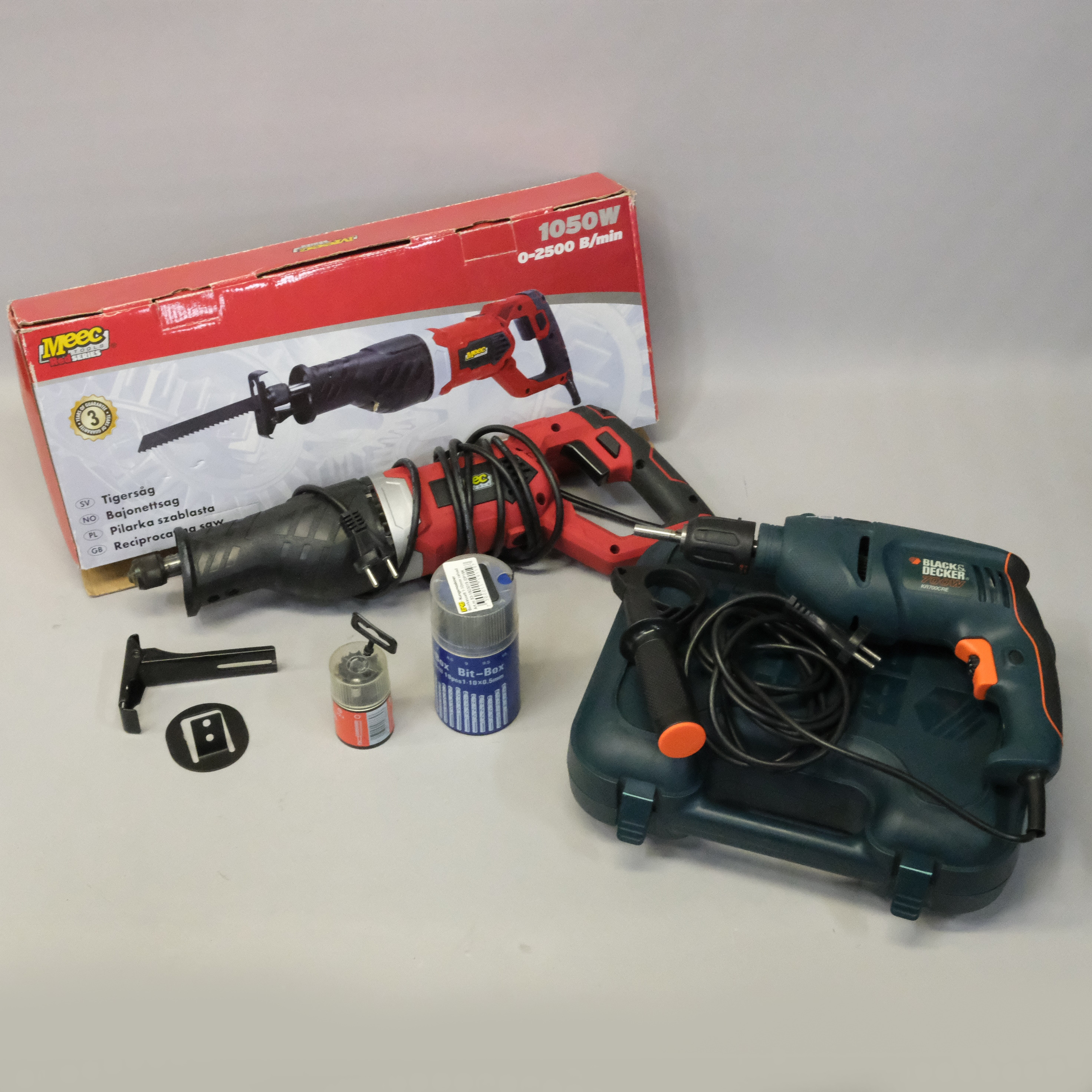 Images for 2820398. BLACK&DECKER DRILL MACHINE AND MEEC TIGER SAW ...