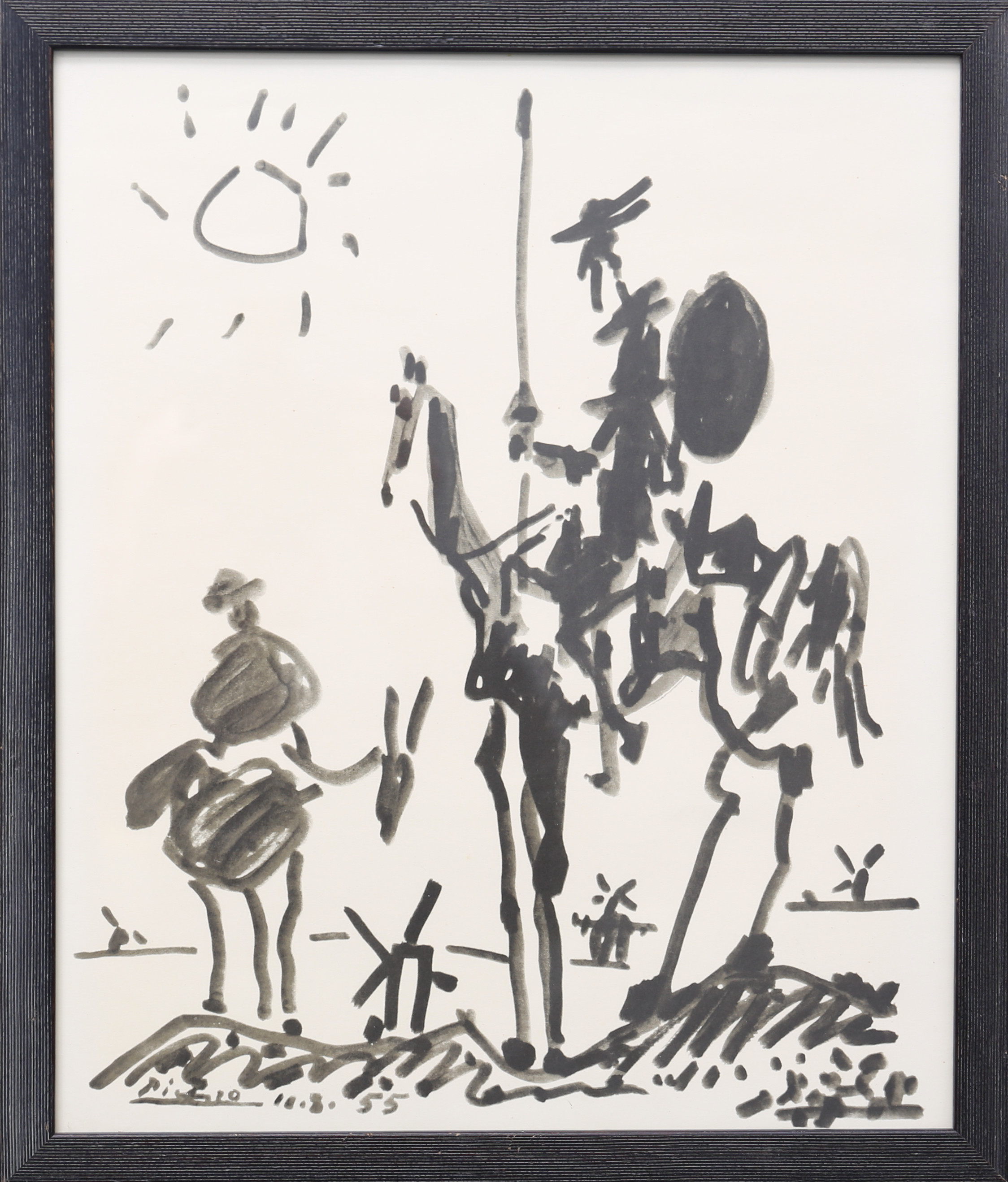 Images for 2827713. PABLO PICASSO. After. Don Quixote. Graphic sheet ...