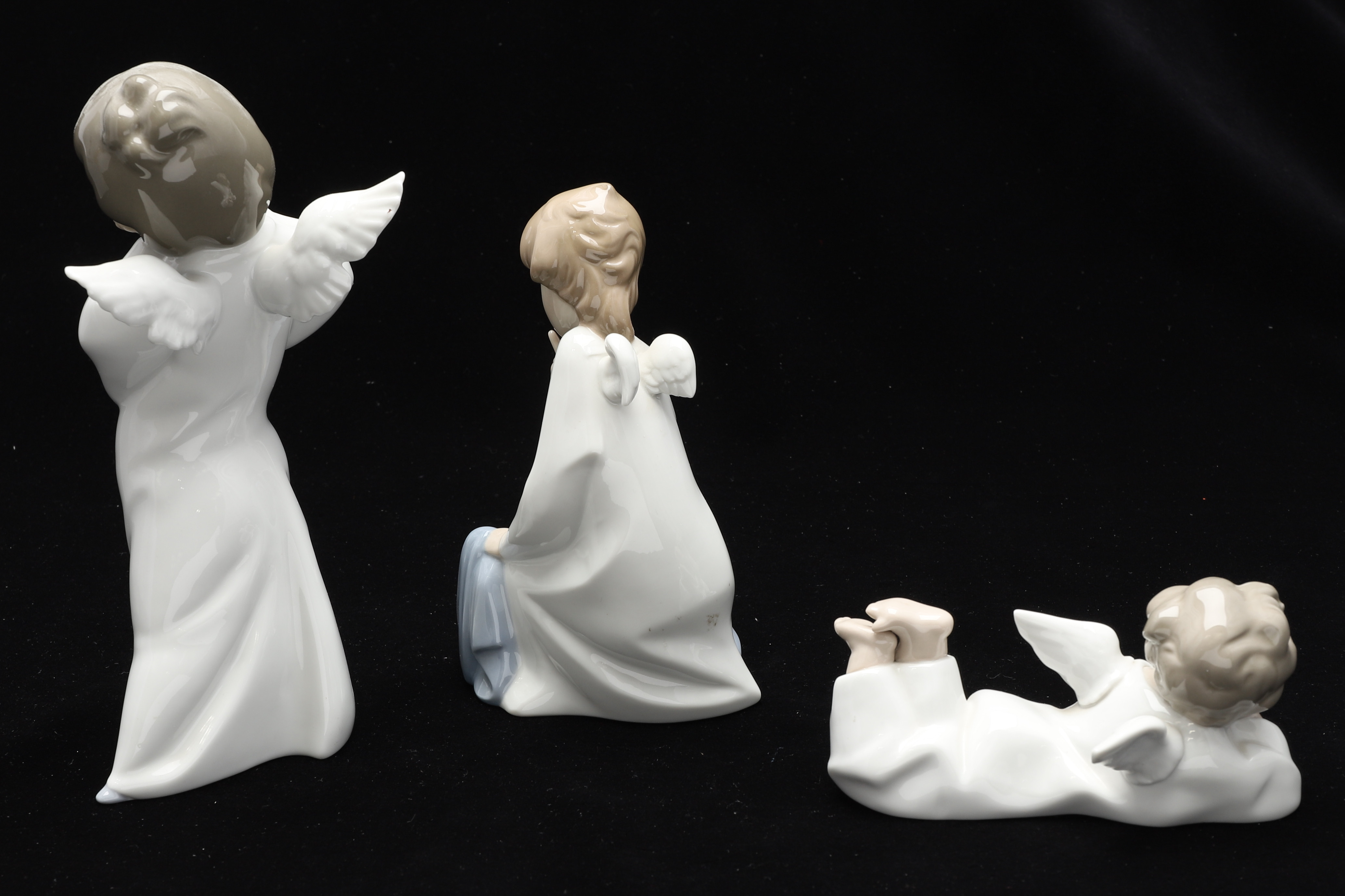Images for 2828326. A LLADRO MIME ANGEL, LLADRO GUARDIAN ANGEL FIGURE ...