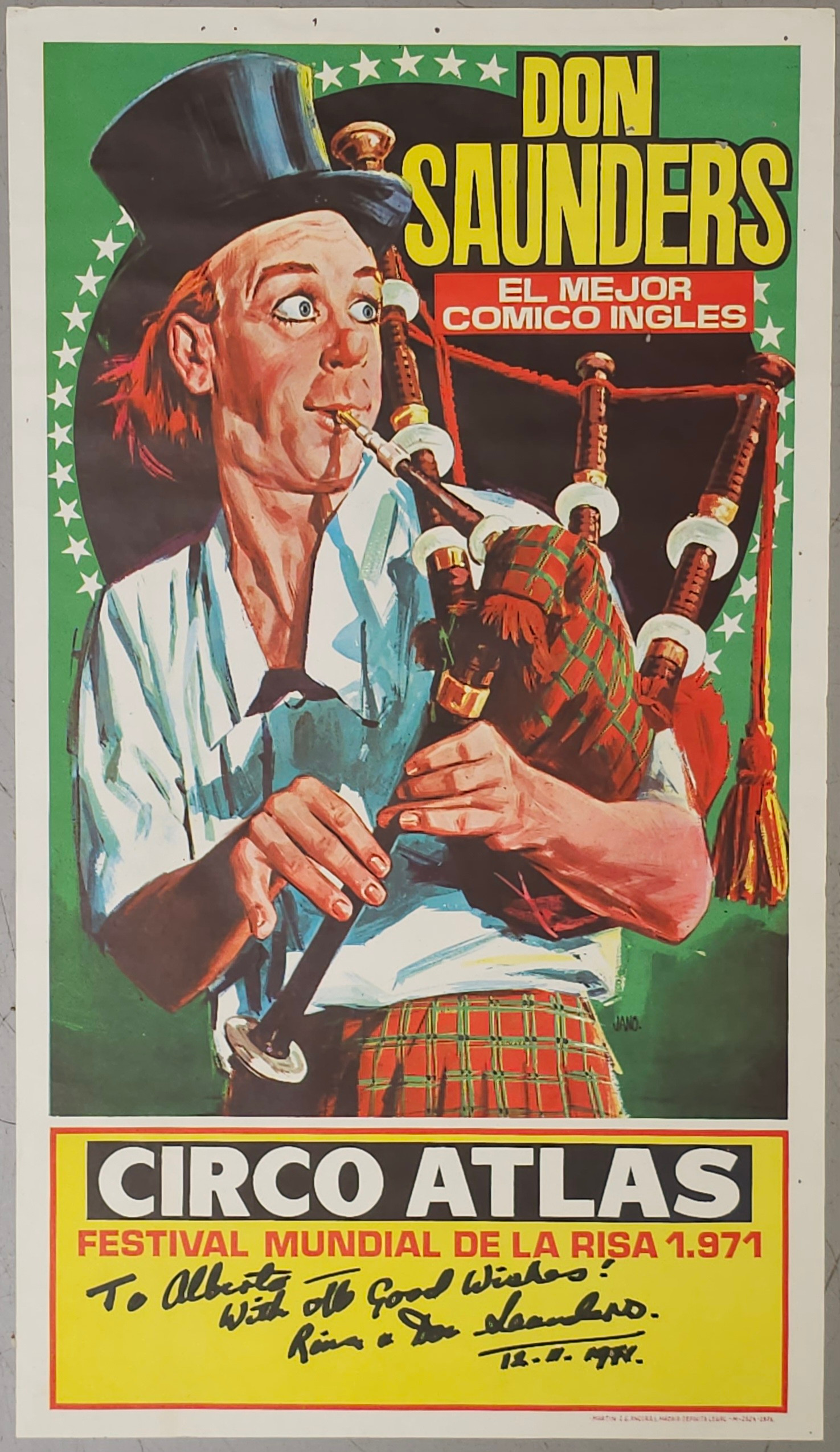 Images for 2829683. DON SAUNDERS. WITH AUTOGRAPH. ATLAS CIRCUS ...