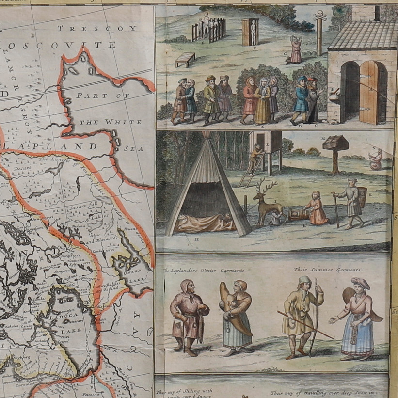Bilder för 2834767. ANTIK KARTA. A NEW MAP OF DENMARK AND SWEDEN CA ...