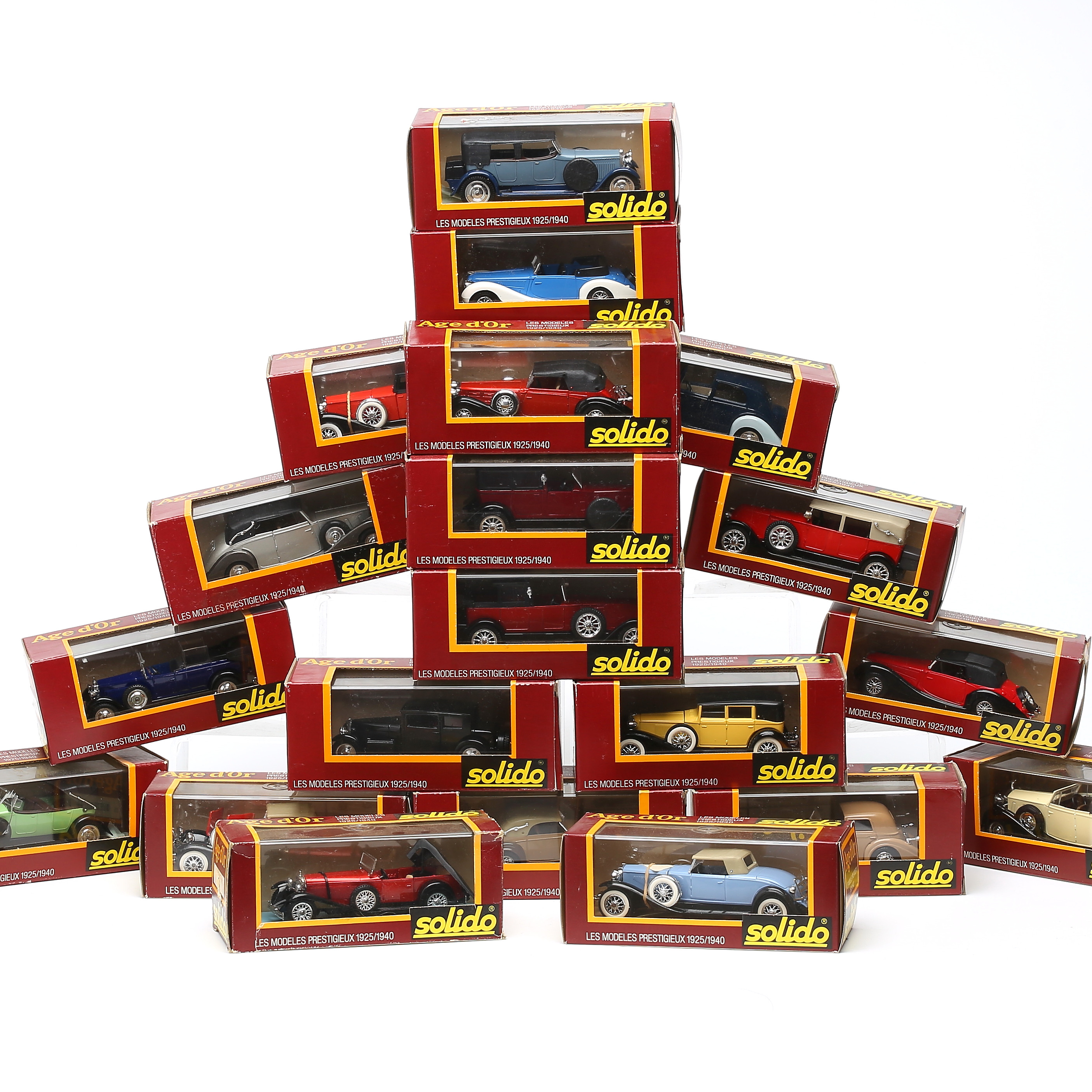 Bilder för 2837528. SOLIDO, 20 modellbilar, "Les modeles prestigieux ...