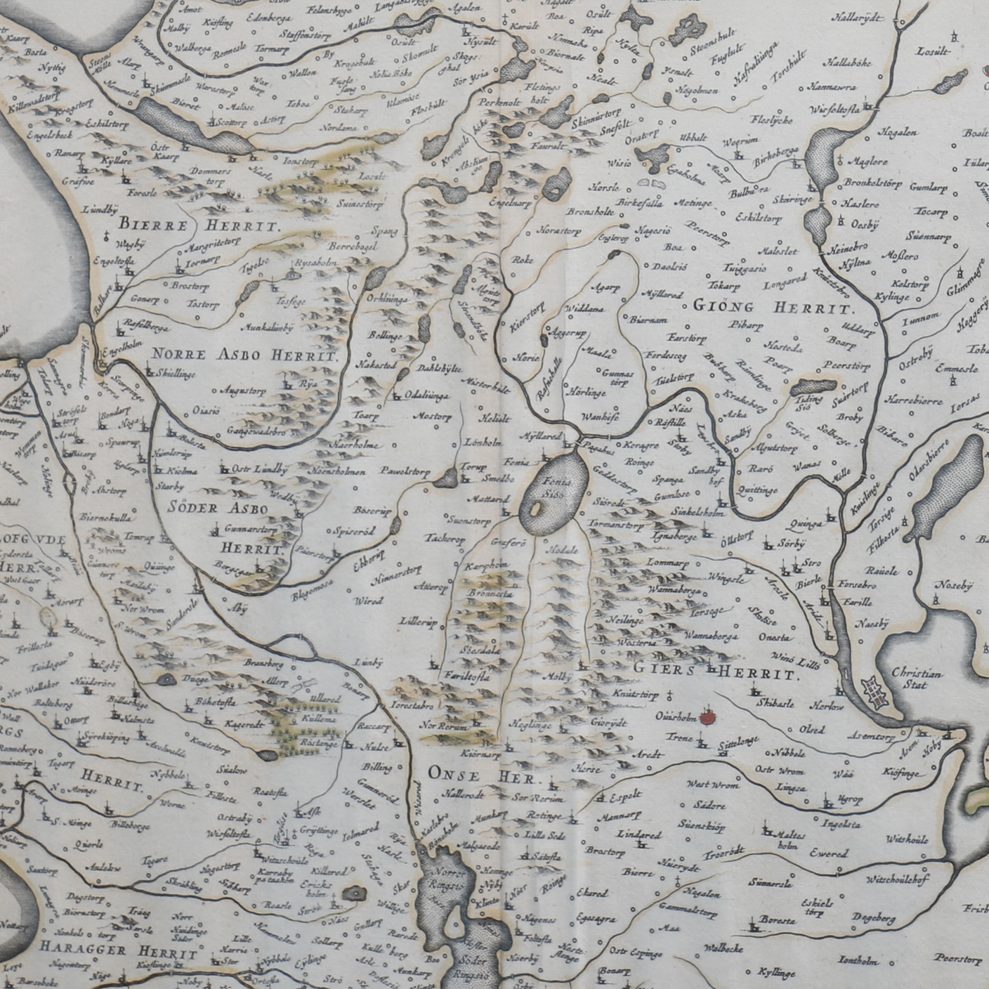 Images for 2840777. ANTIQUE MAP. JOAN BLAUES HAND COLORED AND ENGRAVED ...