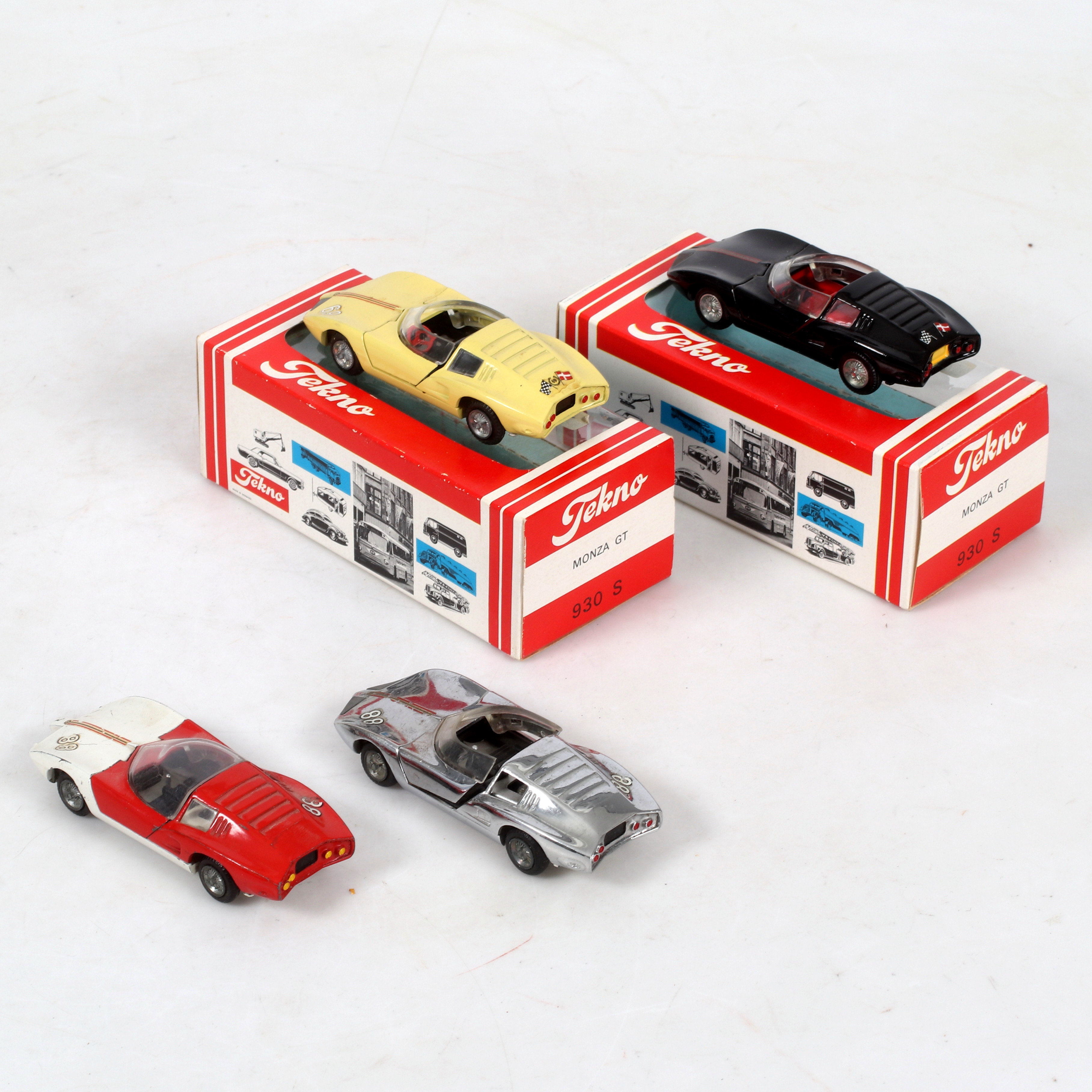 Images for 2840964. MODEL CARS, 4 pcs., "Monza GT", Nr. 930 S, Tekno ...