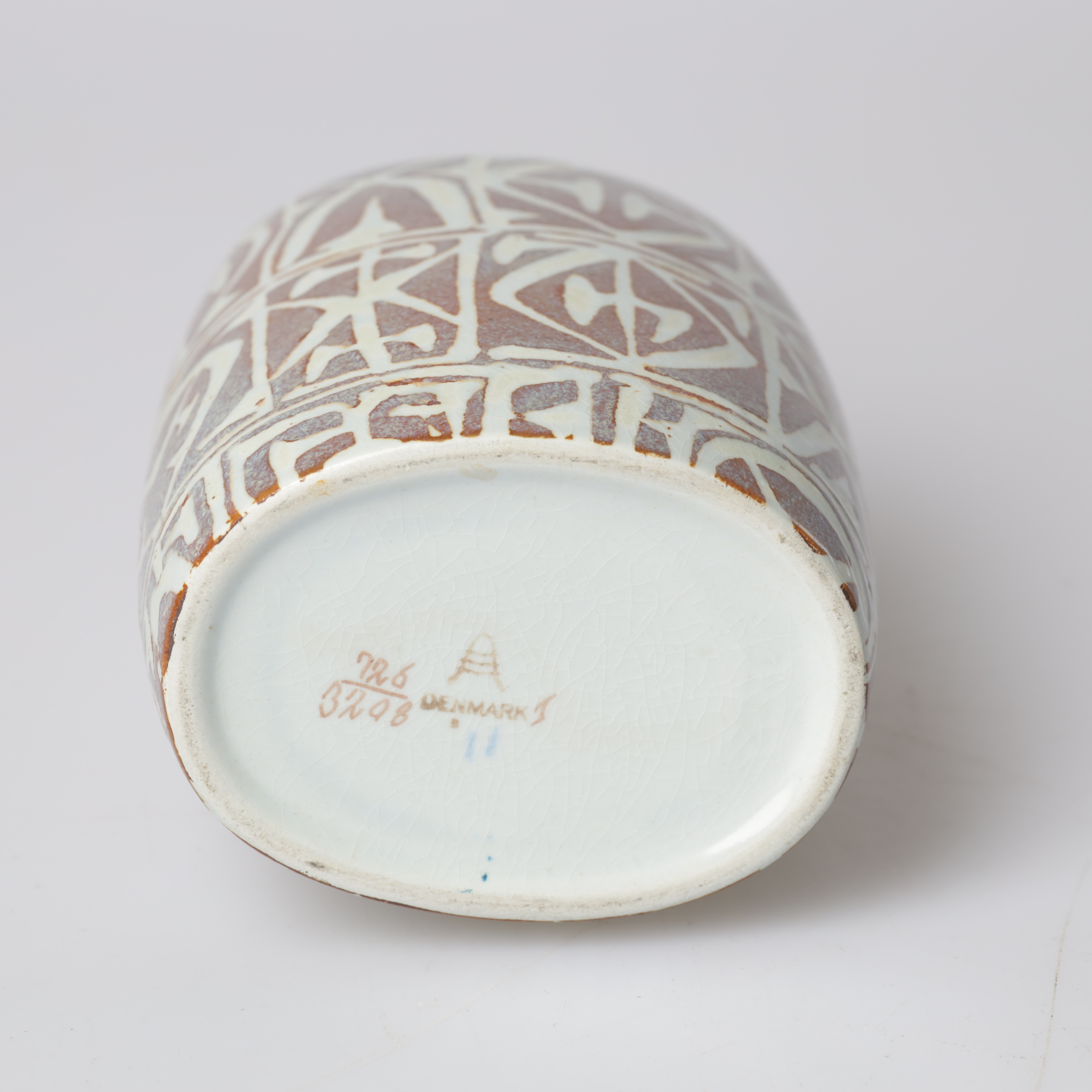 Images for 2846130. NILS THORSSON. vase, faience, "Baca", Aluminia ...