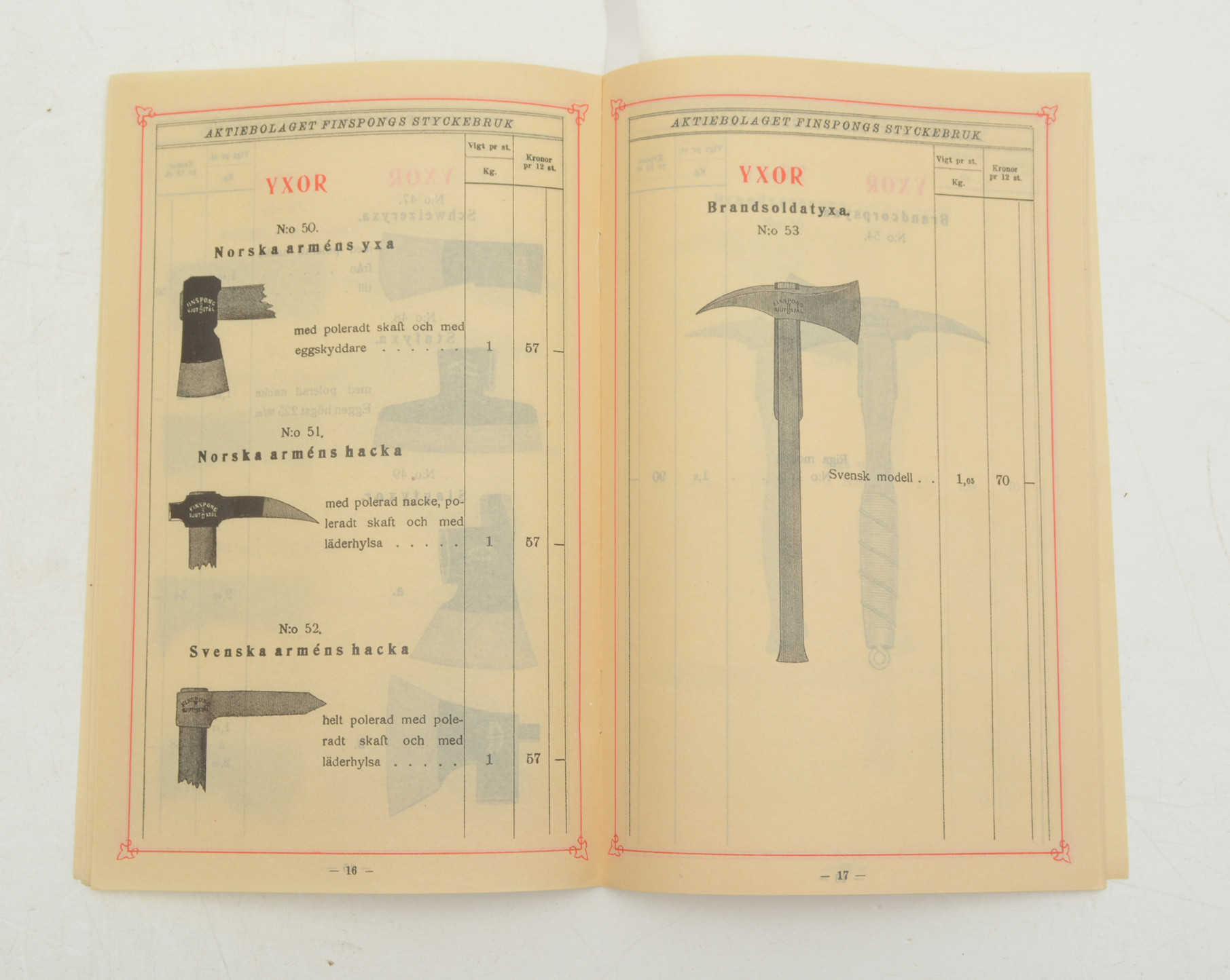 Images for 2846533. Finspong / Finspång 3 catalogues, price list for ...