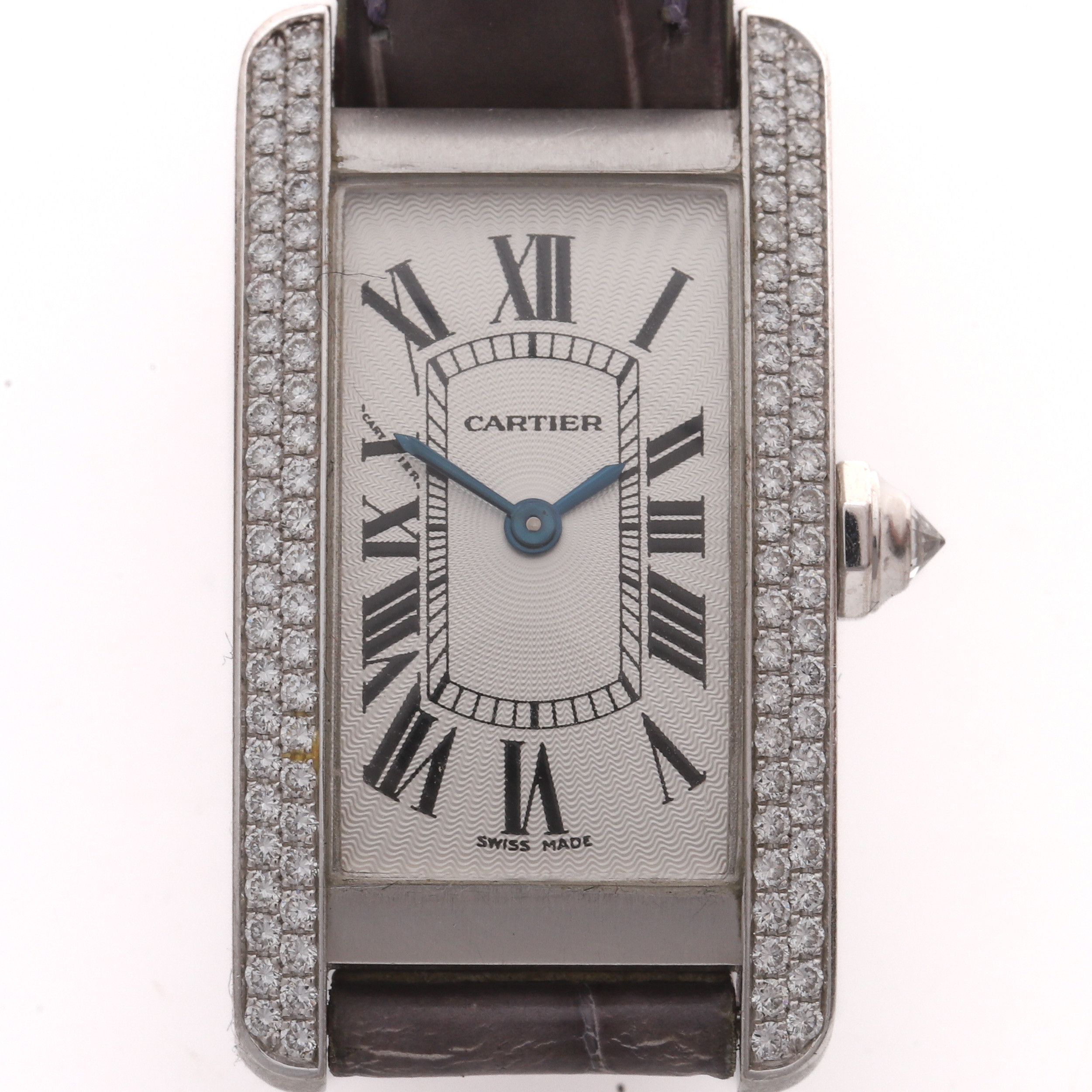 Images for 2846579. CARTIER. A LADIES TANK AMÉRICAINE 18 CARAT WHITE ...