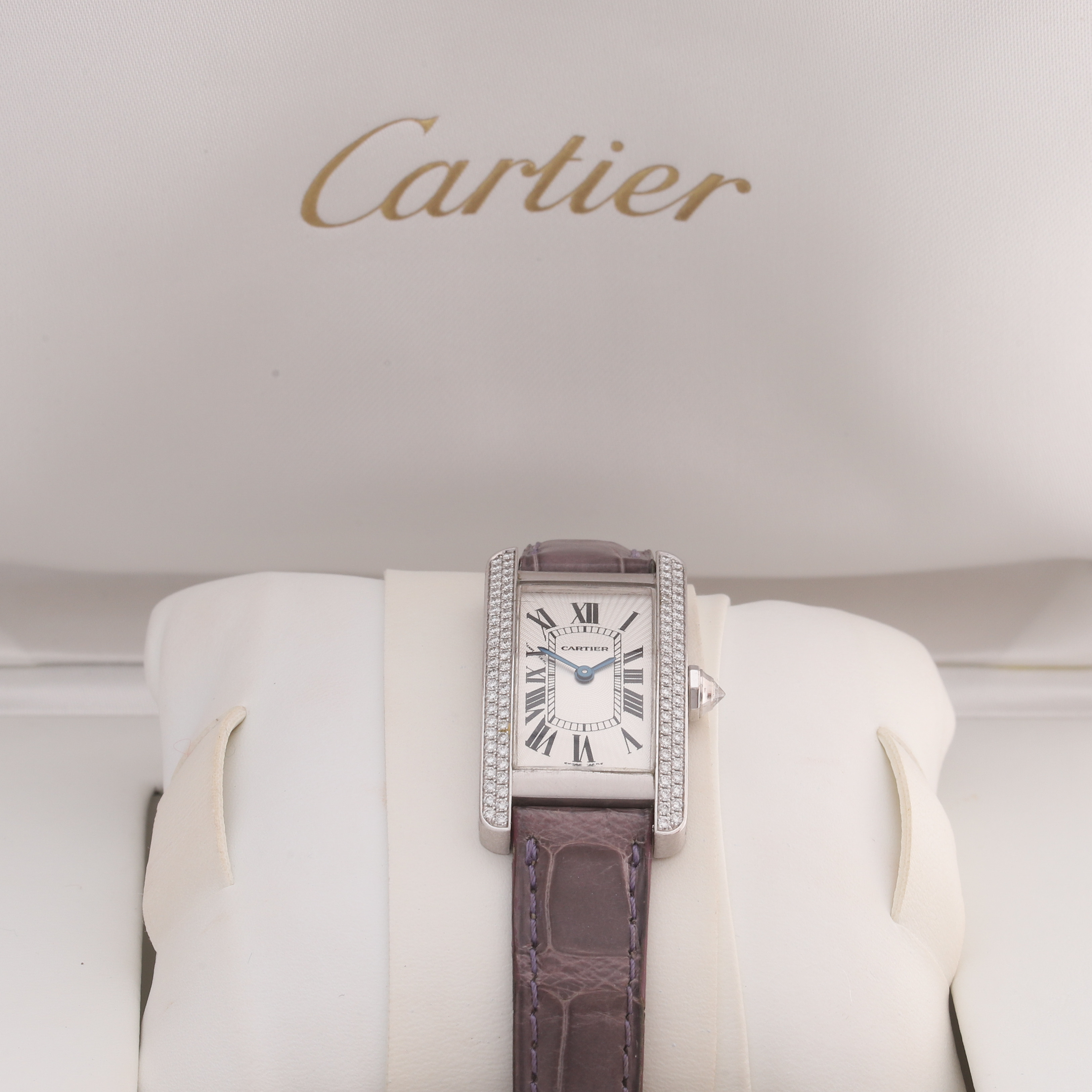 Images for 2846579. CARTIER. A LADIES TANK AMÉRICAINE 18 CARAT WHITE ...