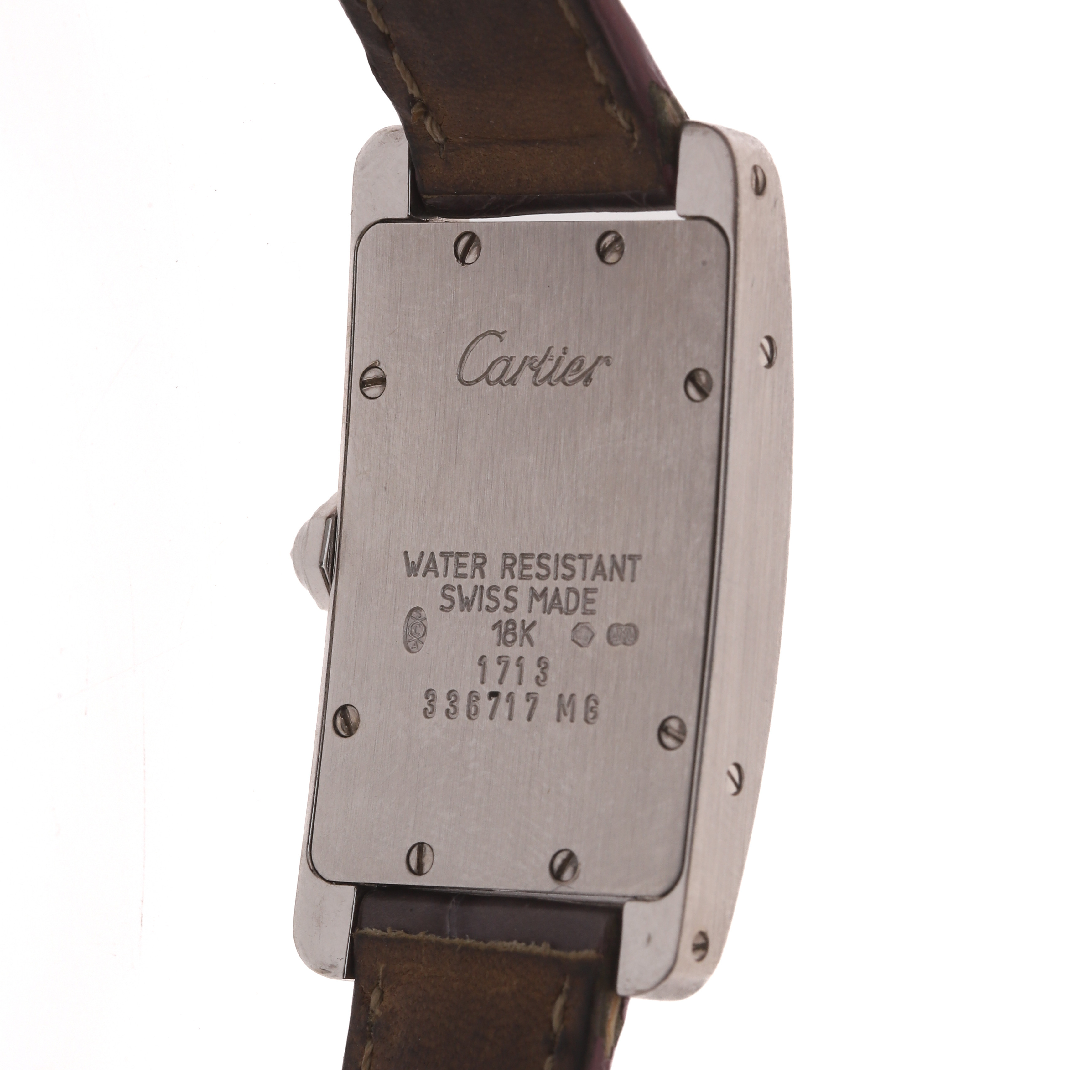 Images for 2846579. CARTIER. A LADIES TANK AMÉRICAINE 18 CARAT WHITE ...