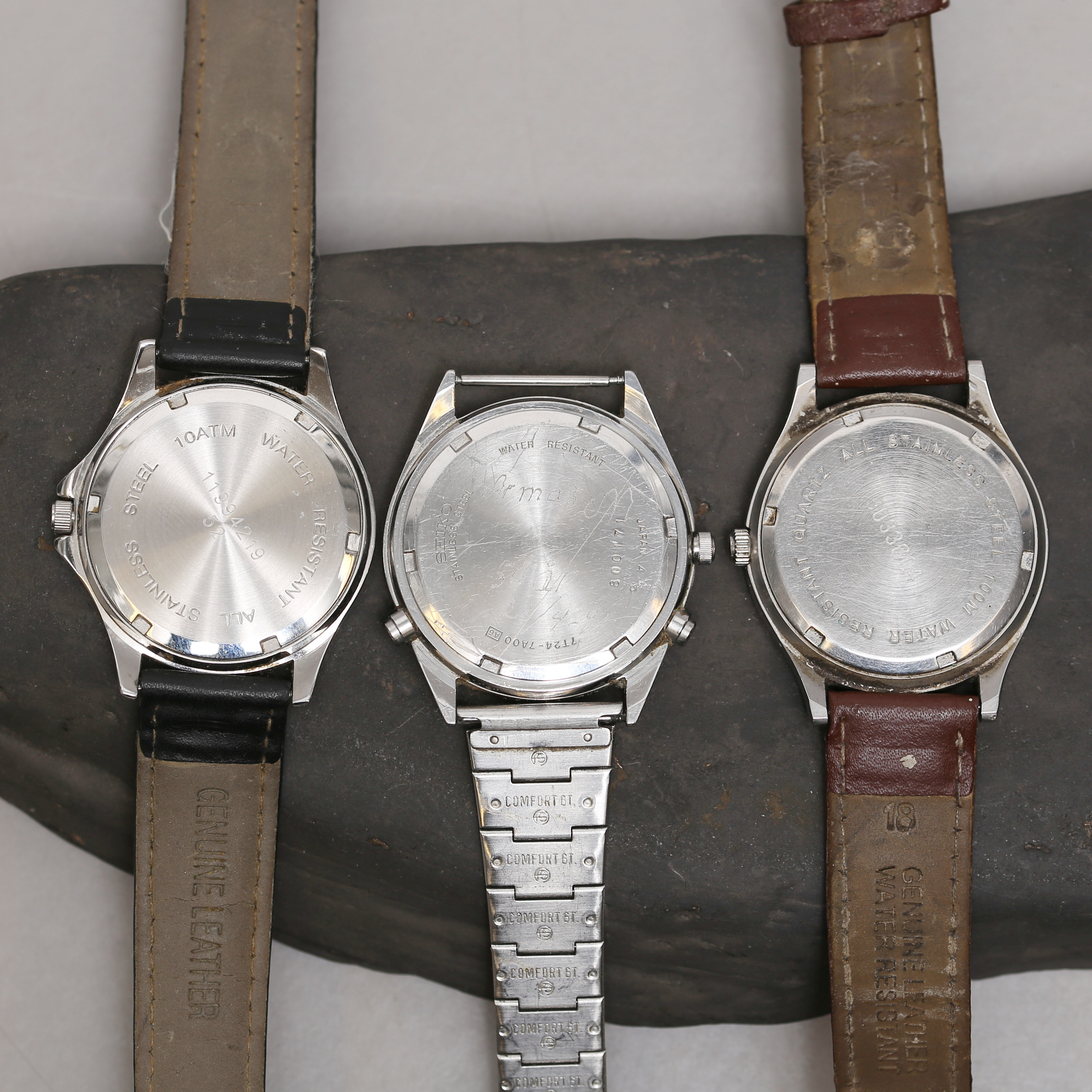 Images for 2848329. WRIST WATCH, 3 pcs, Facit, Seiko, quartz, late 20th ...