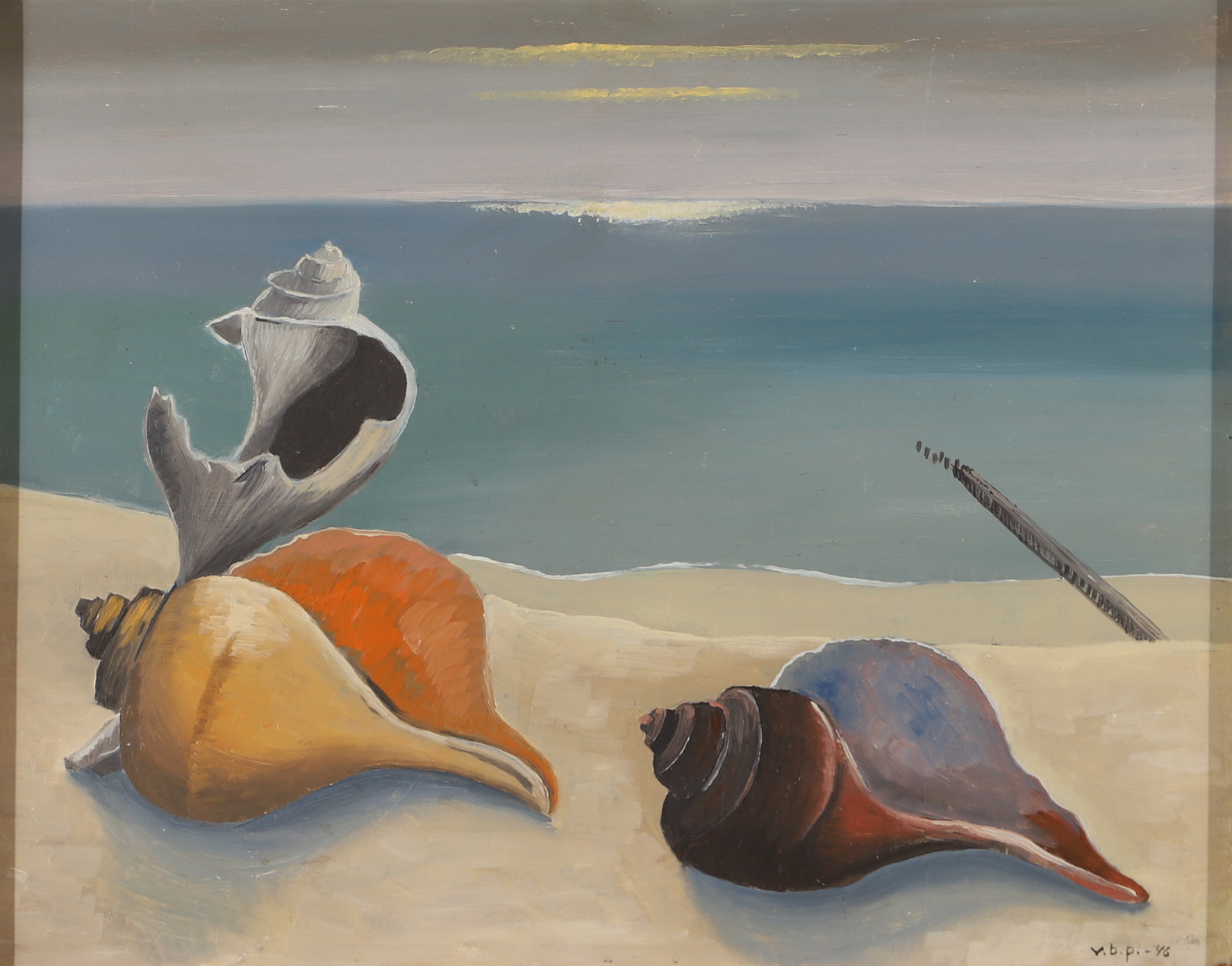 Images for 2851488. VILHELM BJERKE-PETERSEN. Coastal scene with shells ...