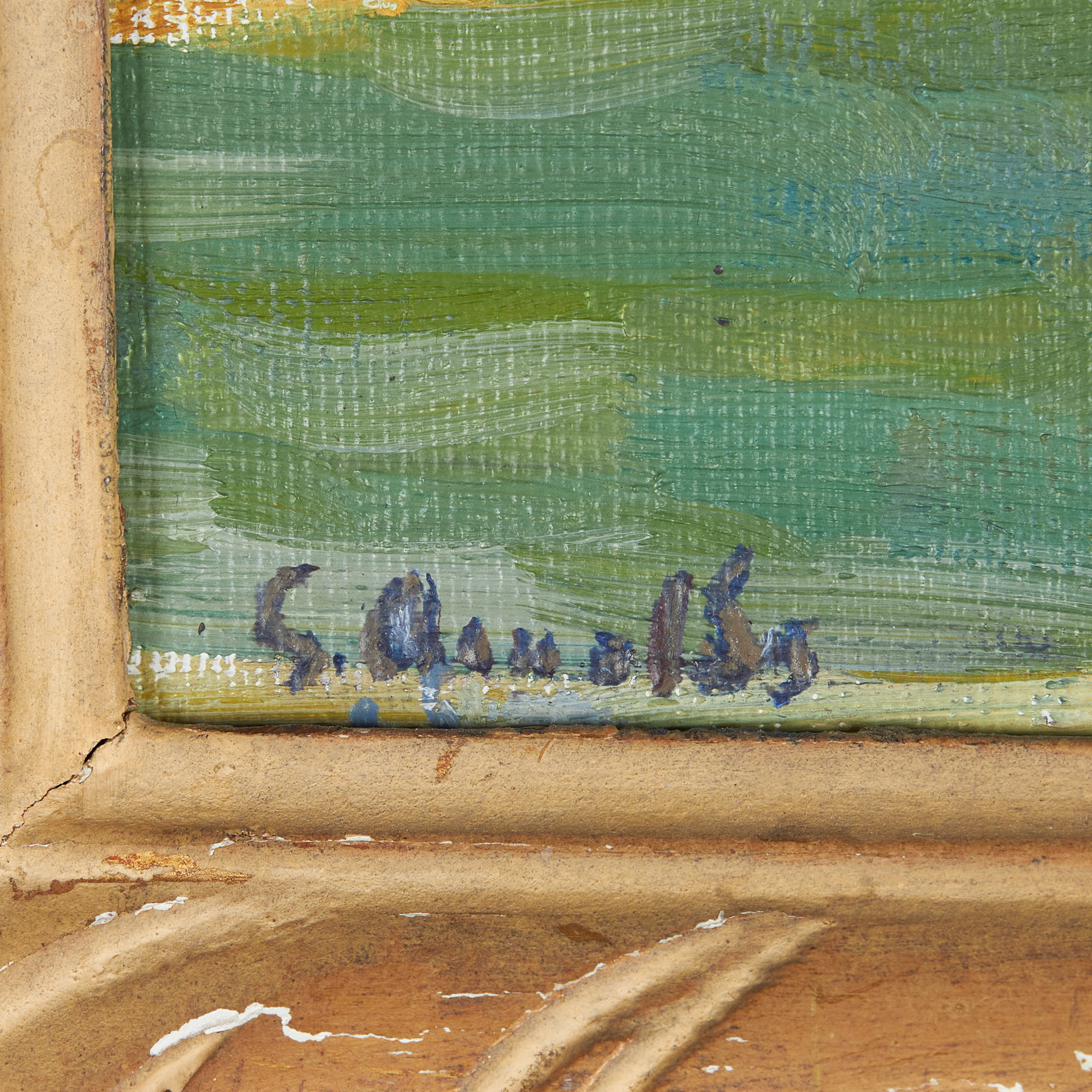 Images for 2851577. GUSTAF ARNOLD. Archipelago motif with sailboat, oil ...