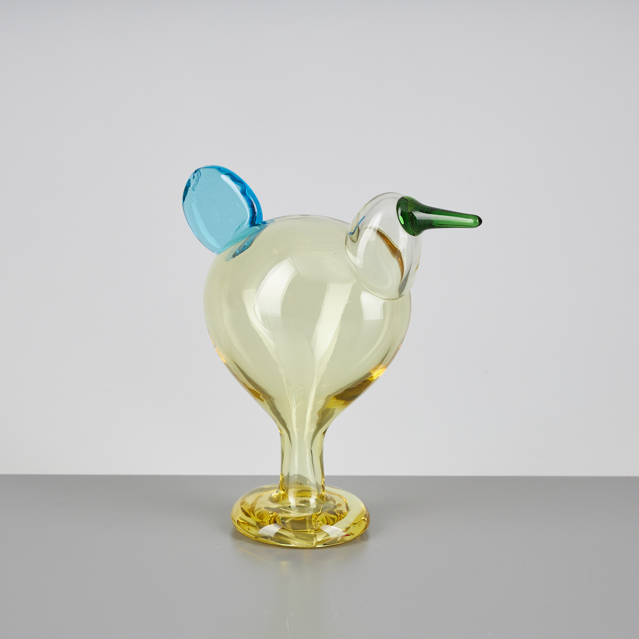 2852860. OIVA TOIKKA. LASILINTU. "Sulo". Sign. Oiva Toikka, Iittala ...