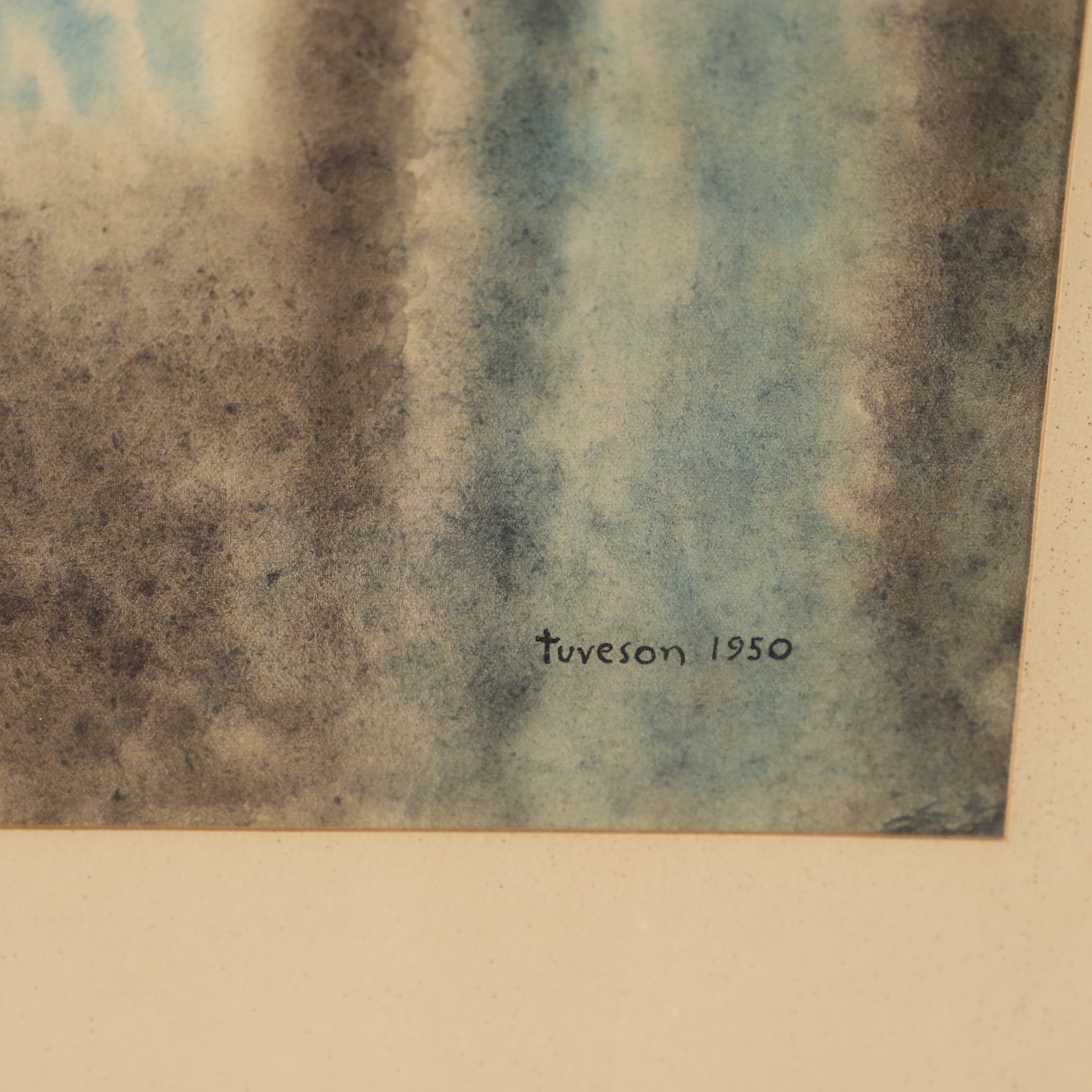 Images for 2853414. SVANTE TUVESON. Motif from a cathedral, mixed media ...