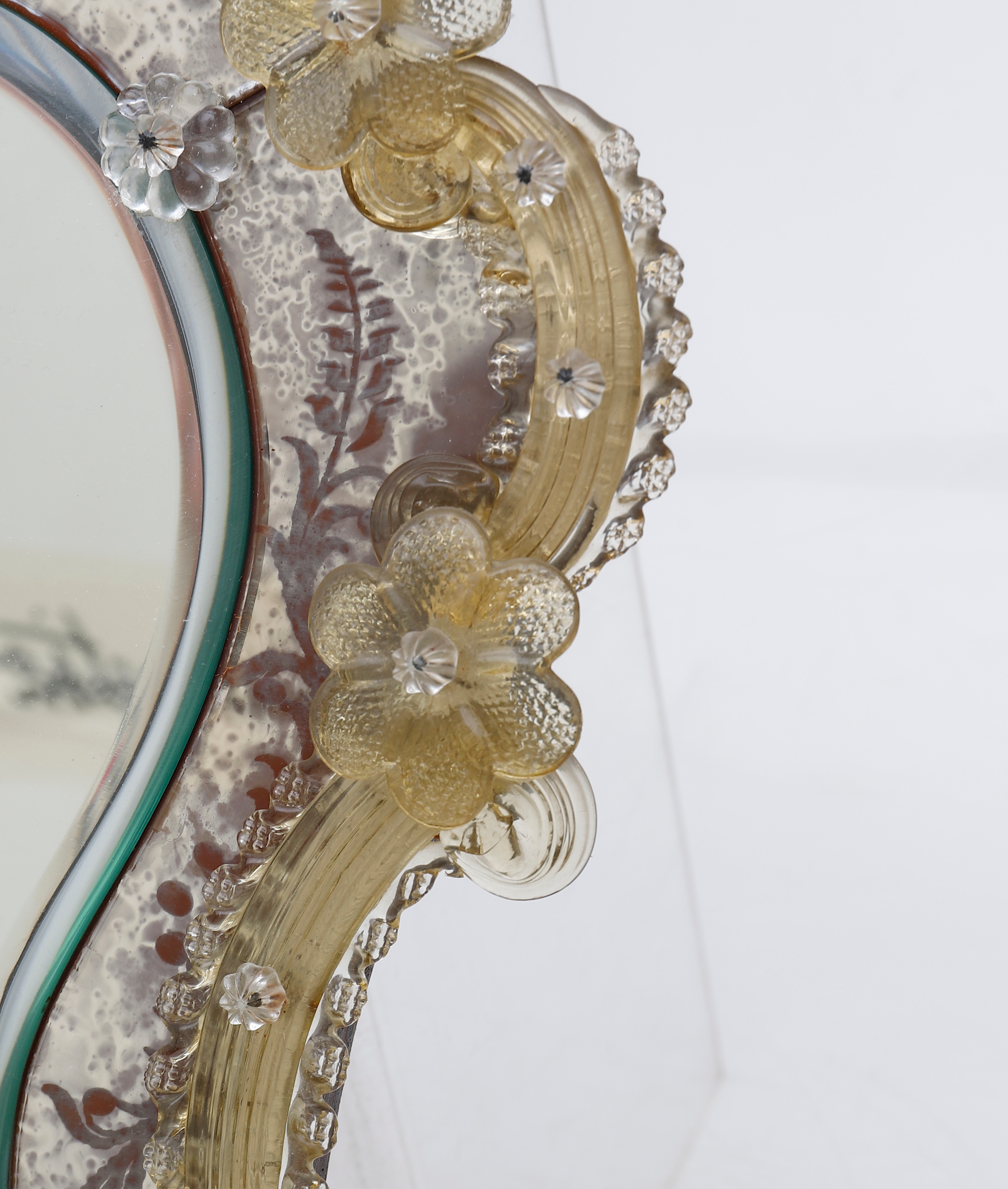 Images for 2854684. Mirror with frame of mirrors in Murano glass, second third of the 20th ...