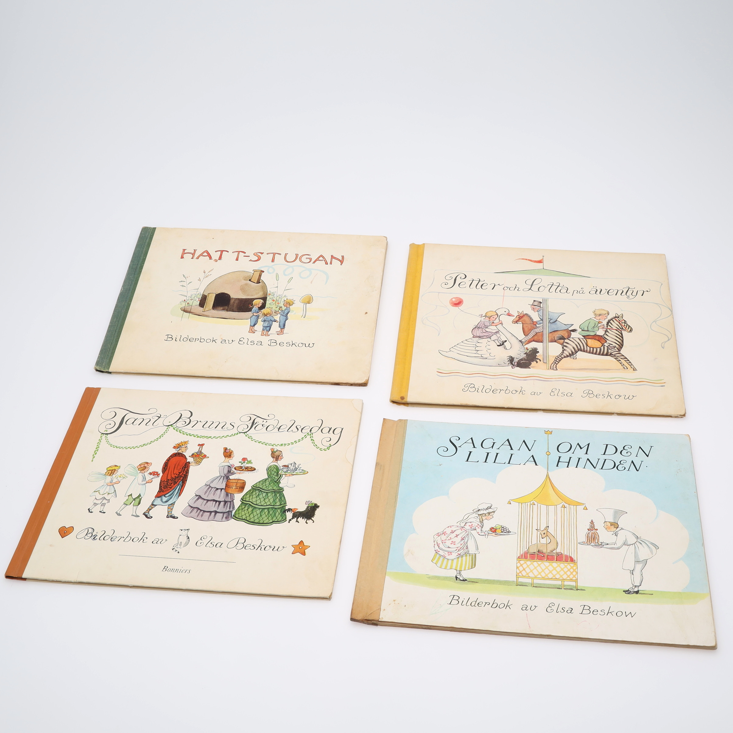BÖCKER, 6 st. Elsa Beskow, Bonniers. Böcker, Kartor & Handskrifter ...