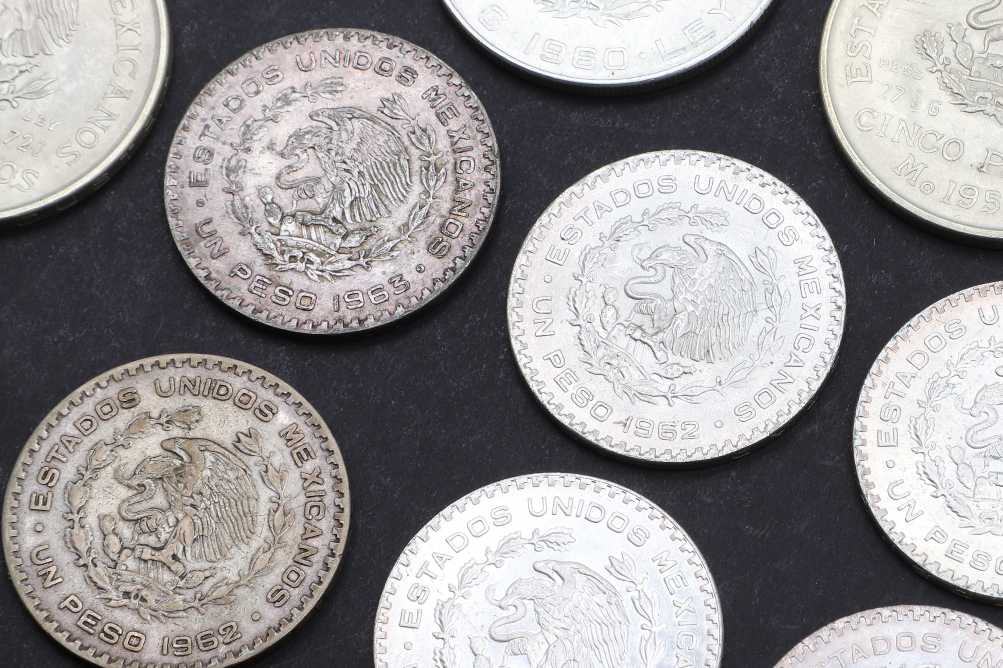 Images for 2860282. A COLLECTION OF MEXICAN FIVE PESO COINS. - Auctionet