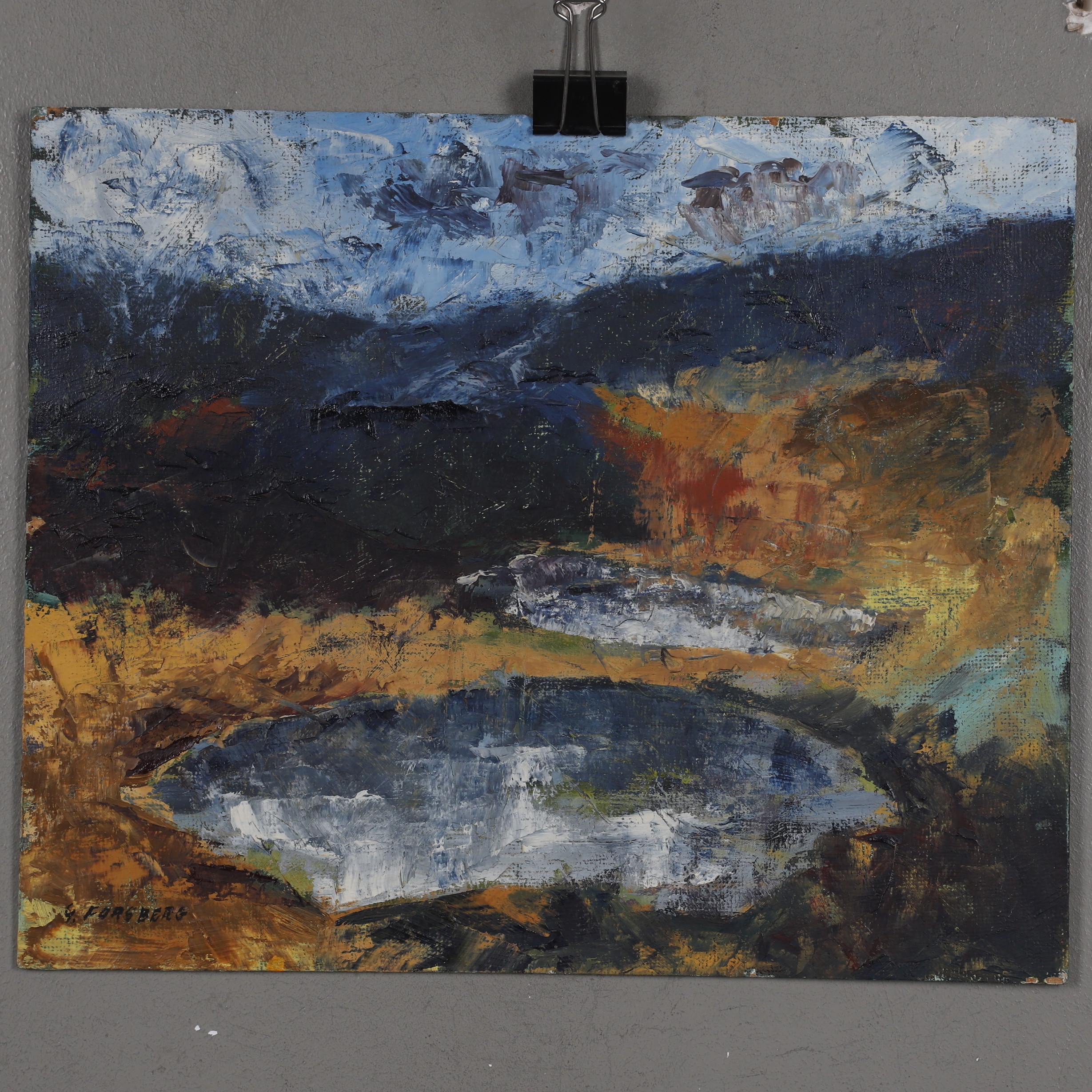 Images for 2861813. OIDENTIFIERAD KONSTNÄR. oil on Board, signed G ...