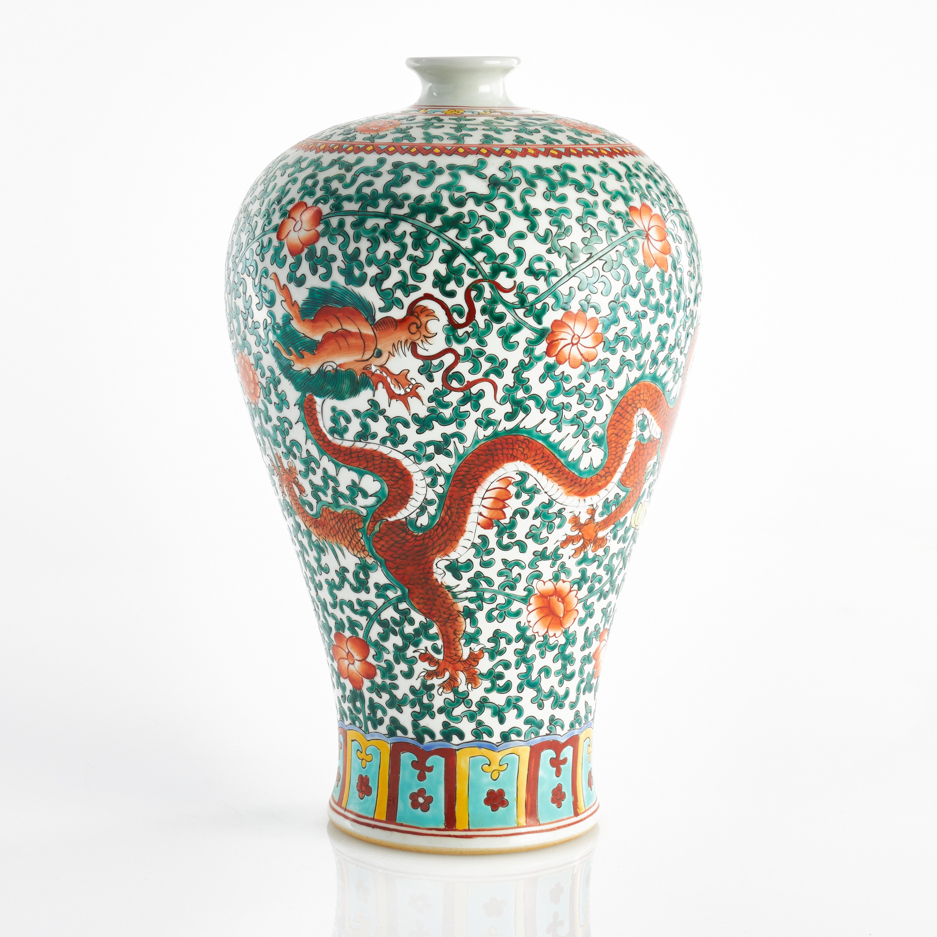 Images for 2863081. VASE, meiping, China, decoration of five-clawed ...