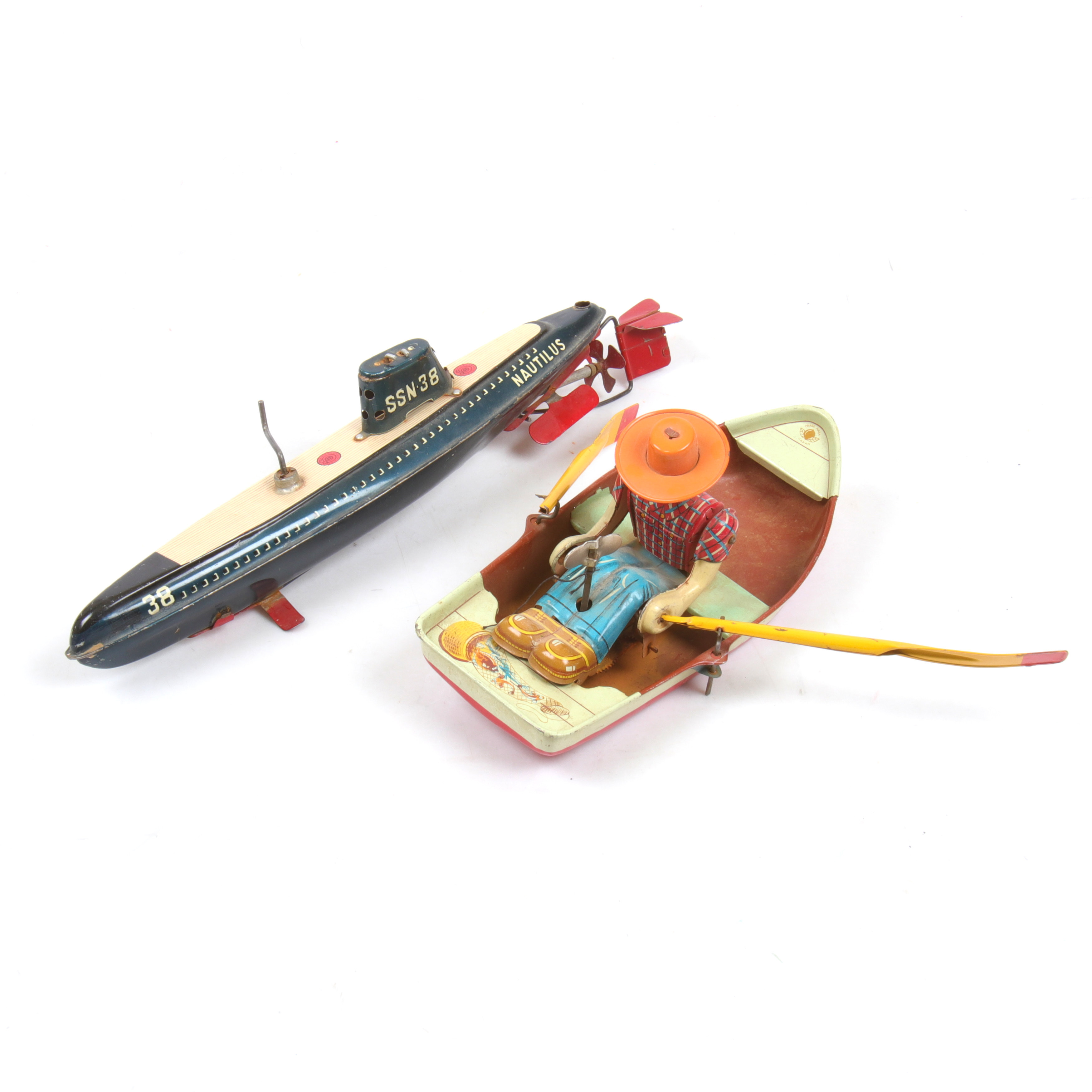 Images for 2868400. TIN TOYS, lithographed tin, 2 pcs, "Nautilus ...