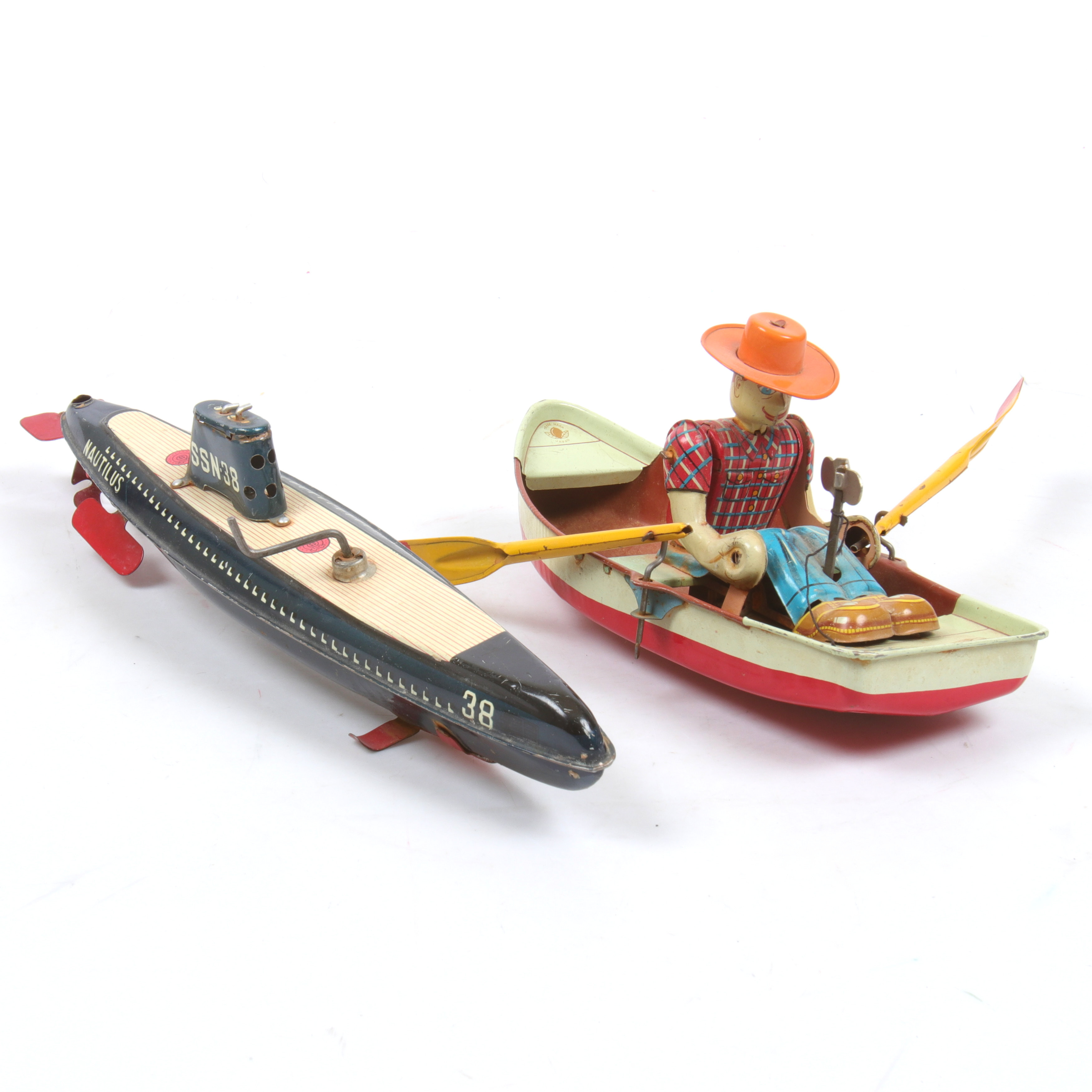 Images for 2868400. TIN TOYS, lithographed tin, 2 pcs, "Nautilus ...