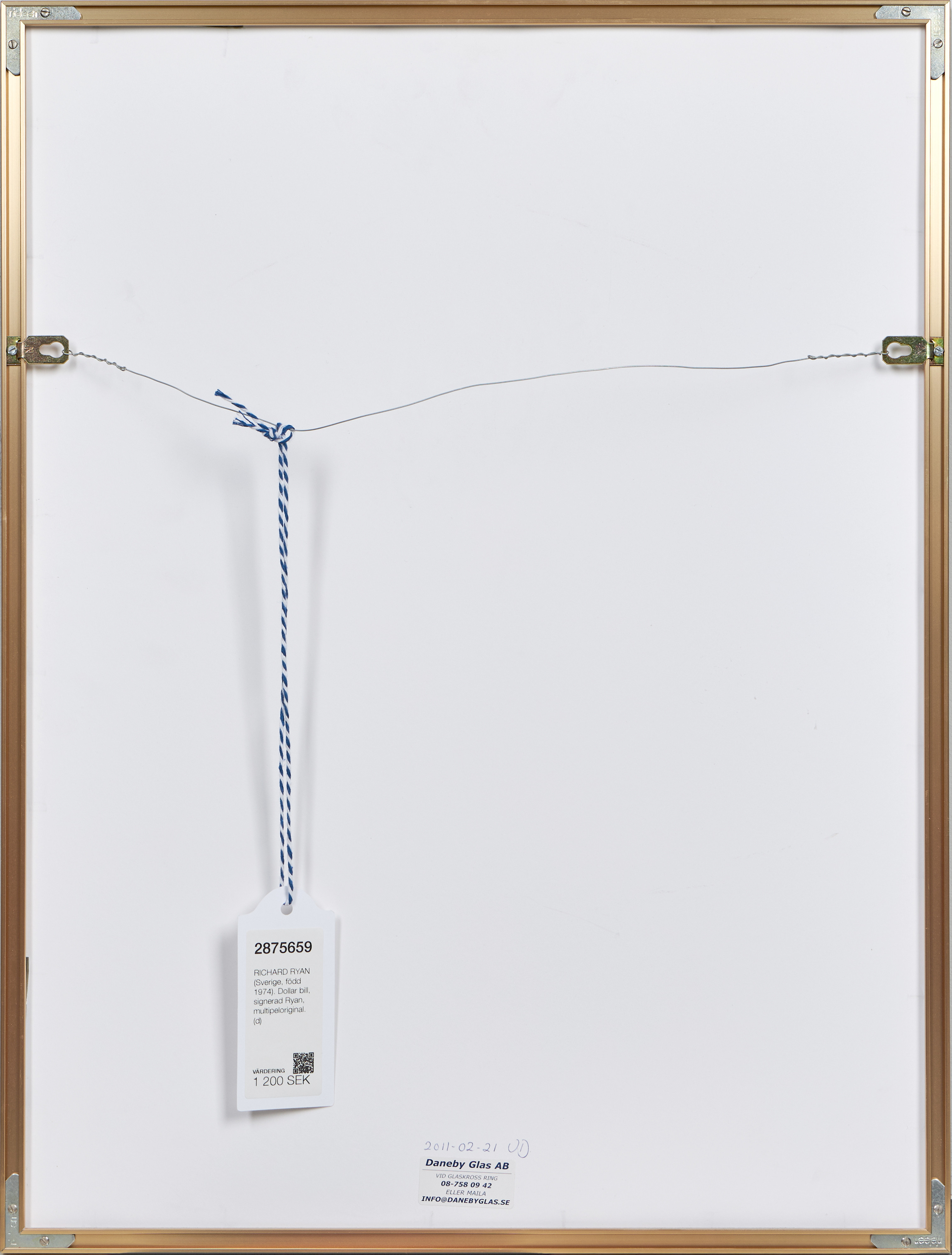 Images for 2875659. RICHARD RYAN (Sweden, born 1974). Dollar bill ...