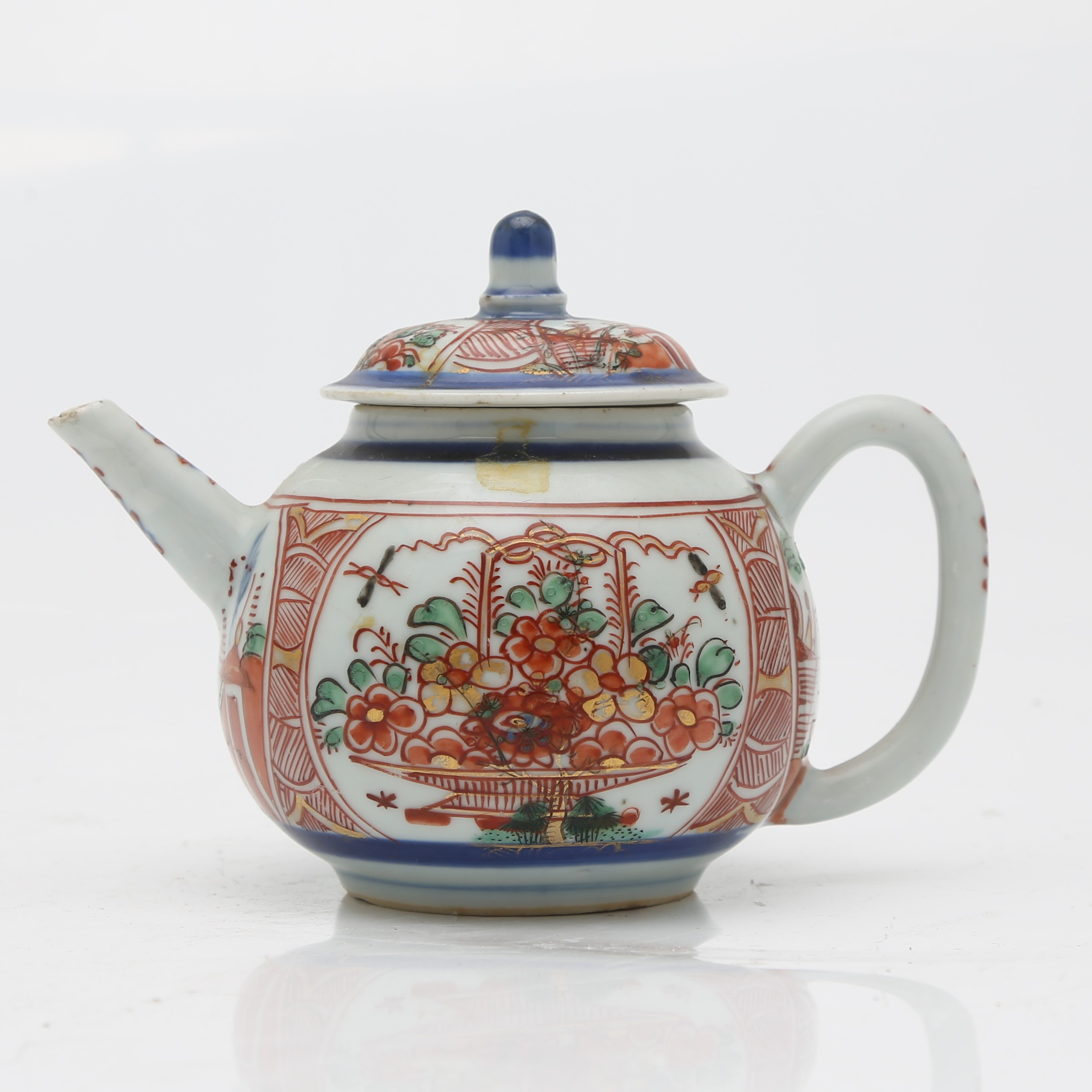 Images for 2876056. Chinese Qing teapot in "Amsterdam's Bont" Indian ...
