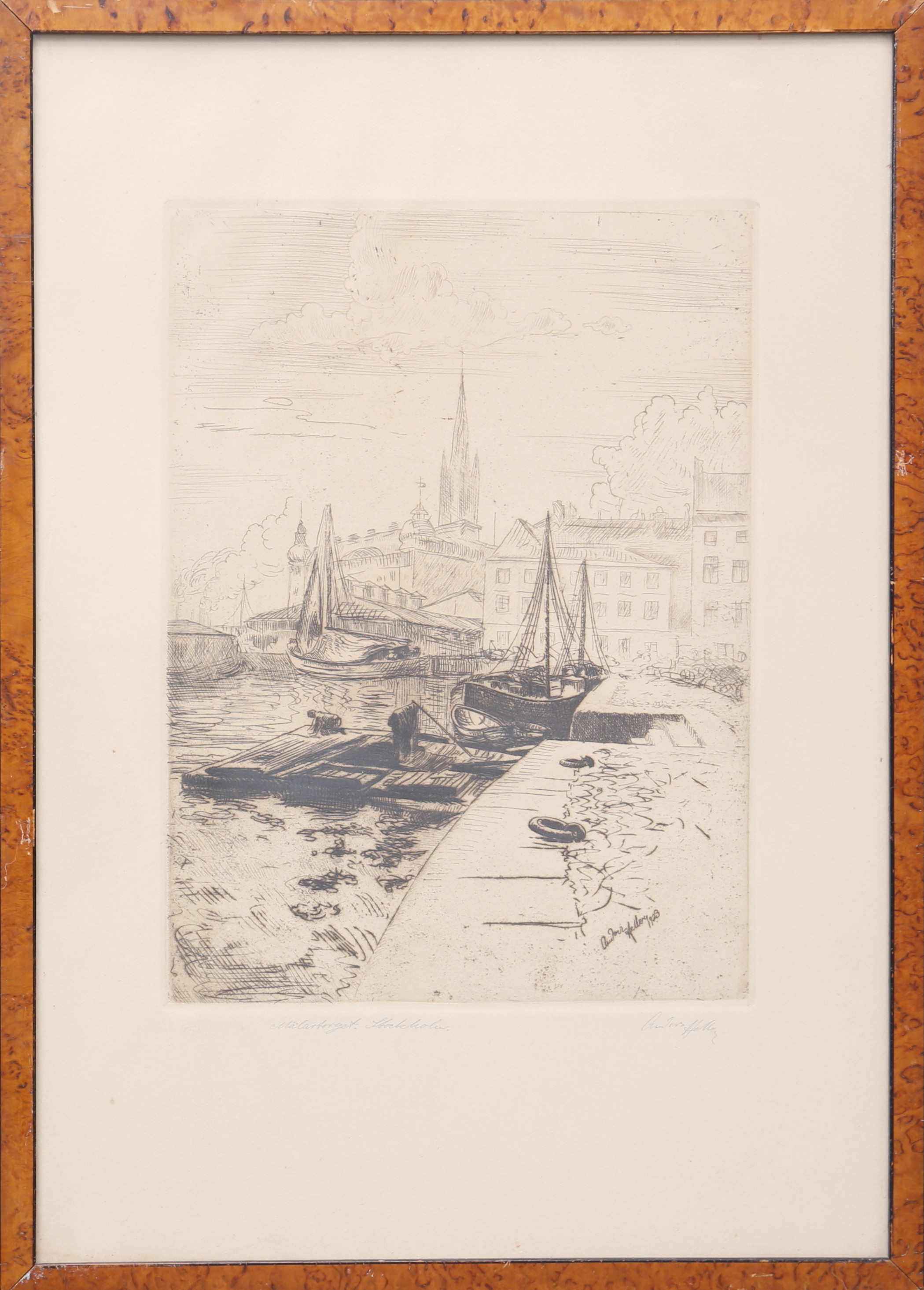 Images for 2876662. ANDERS HELLER (ANDOR). "Mälartorget, Stockholm ...