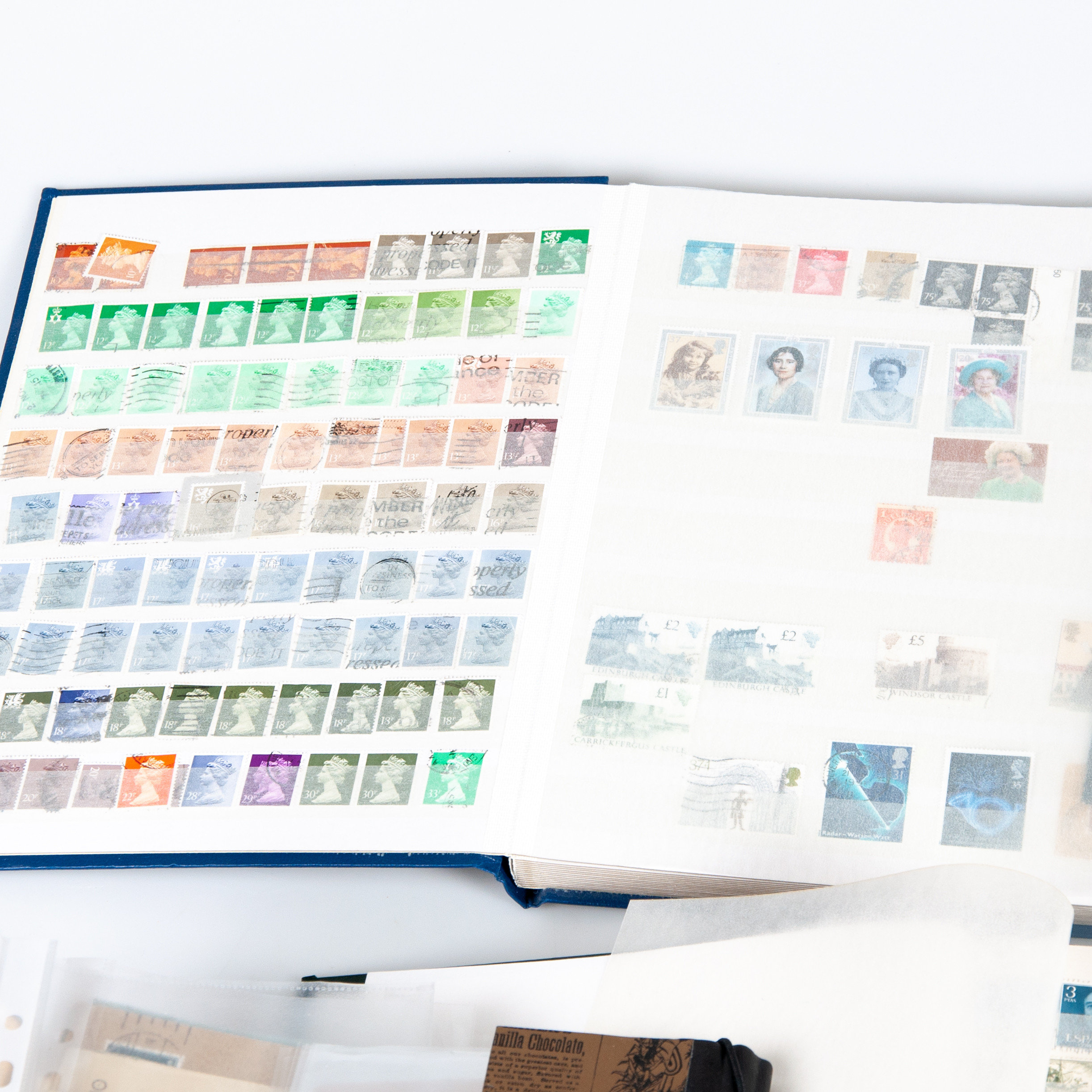 Images for 2877633. STAMPS, LETTERS and TELEGRAMS. 4 albums, letters ...