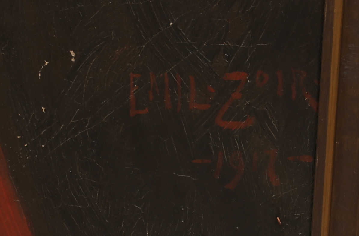 Images for 2878185. EMILE ZOIR. Oil on canvas, signed 1917. - Auctionet