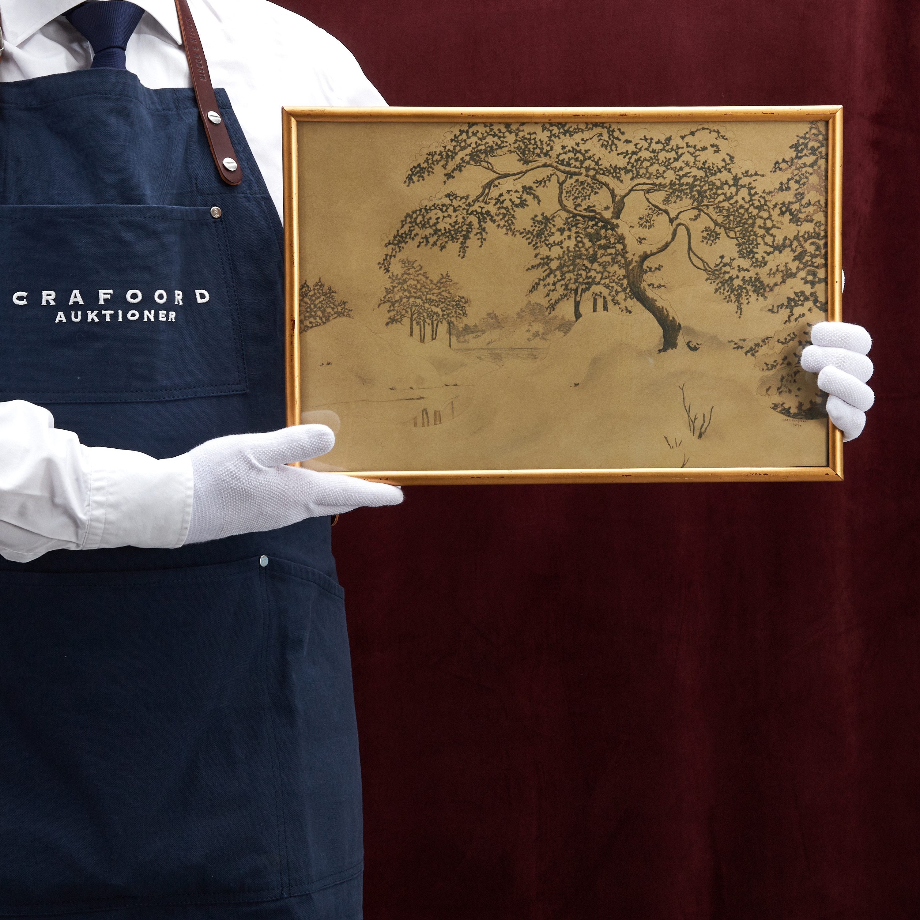 Images for 2879779. OSKAR BERGMAN (1879-1963), "No 3, Pine trees with ...