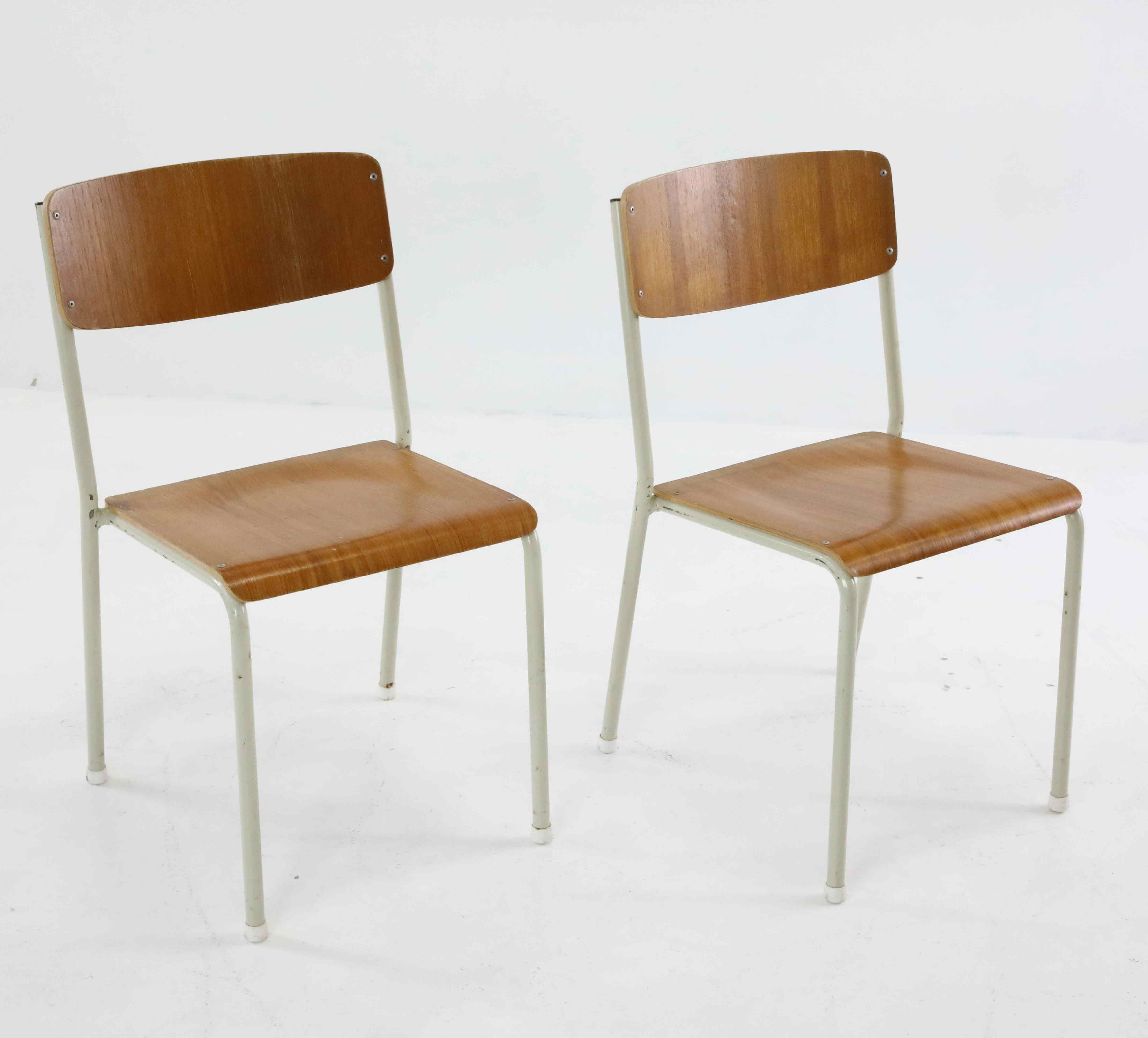 Bilder för 2882581. STOLAR, 6 st, stålrör, formpressad, stapelbara ...