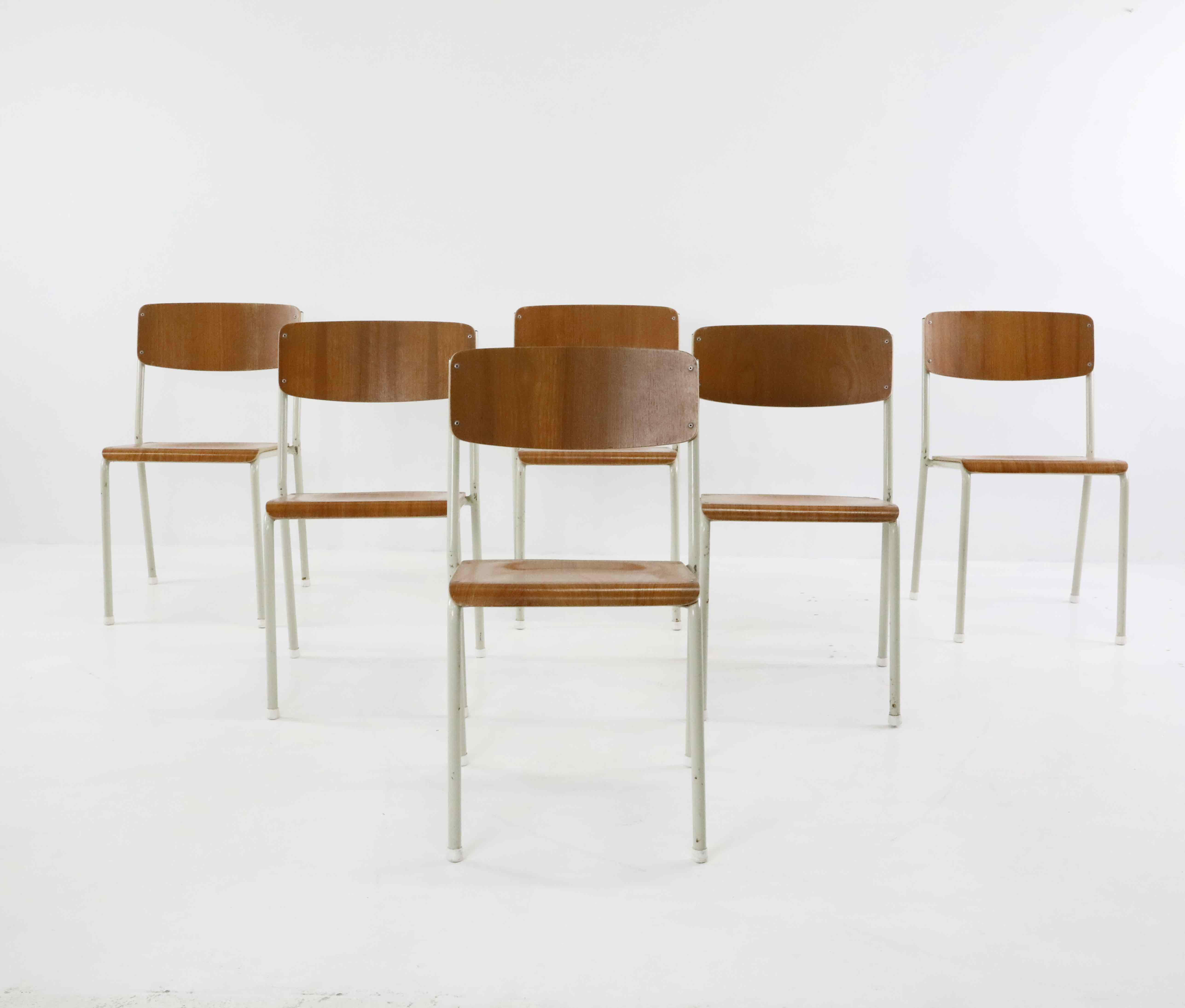 Bilder för 2882581. STOLAR, 6 st, stålrör, formpressad, stapelbara ...