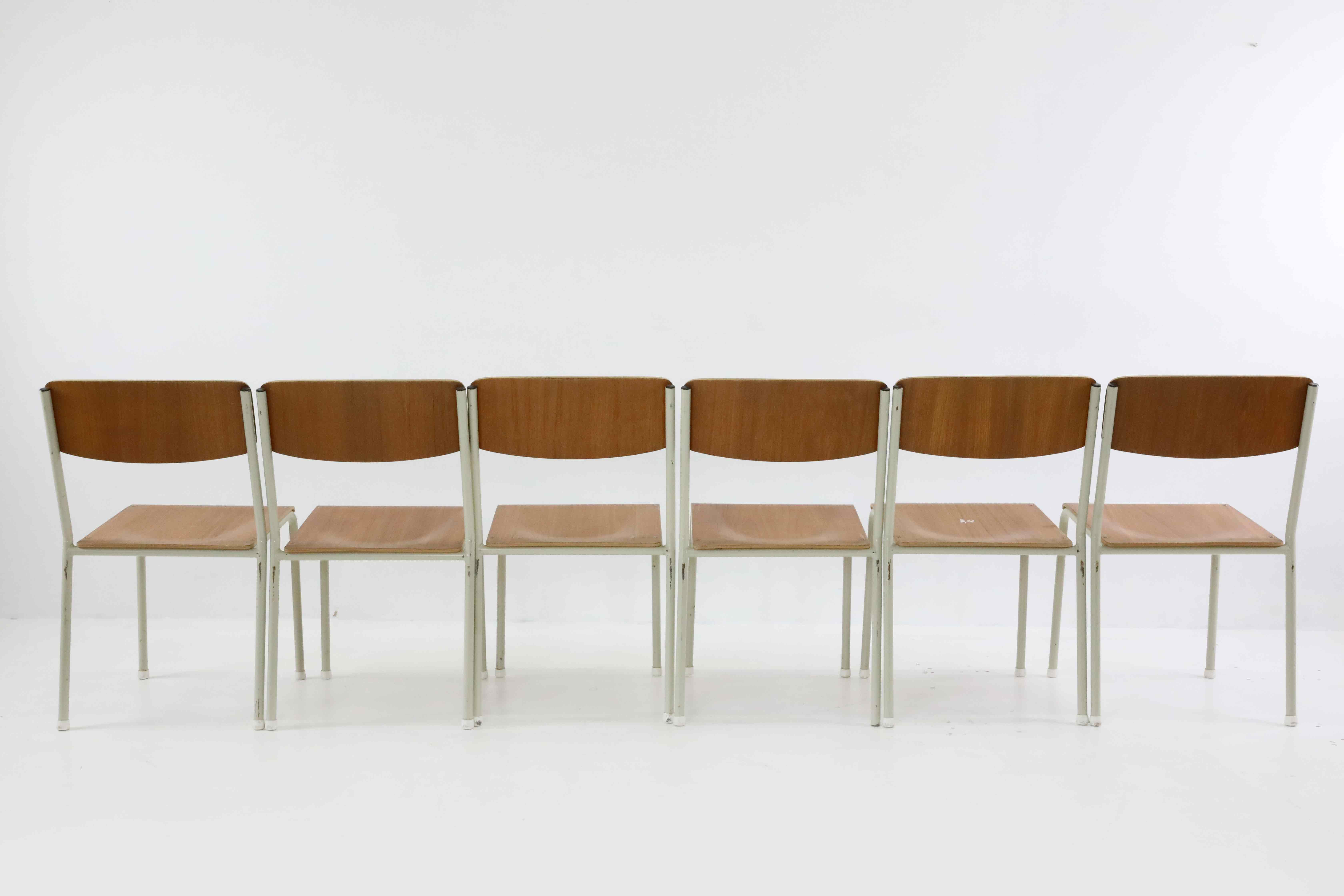 Bilder för 2882581. STOLAR, 6 st, stålrör, formpressad, stapelbara ...