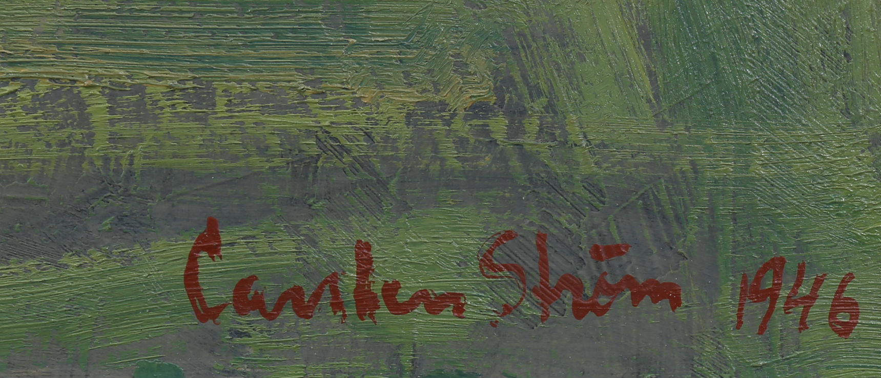 Images for 288409. CARSTEN STRÖM. Oil on Board, "Vid Hörte", signed ...