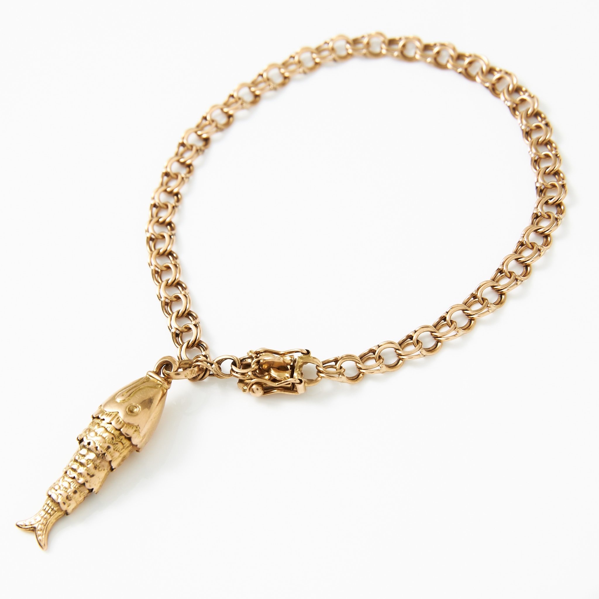 Images for 2885892. BRACELET, 18k gold, Bismarck, charm in the shape of ...