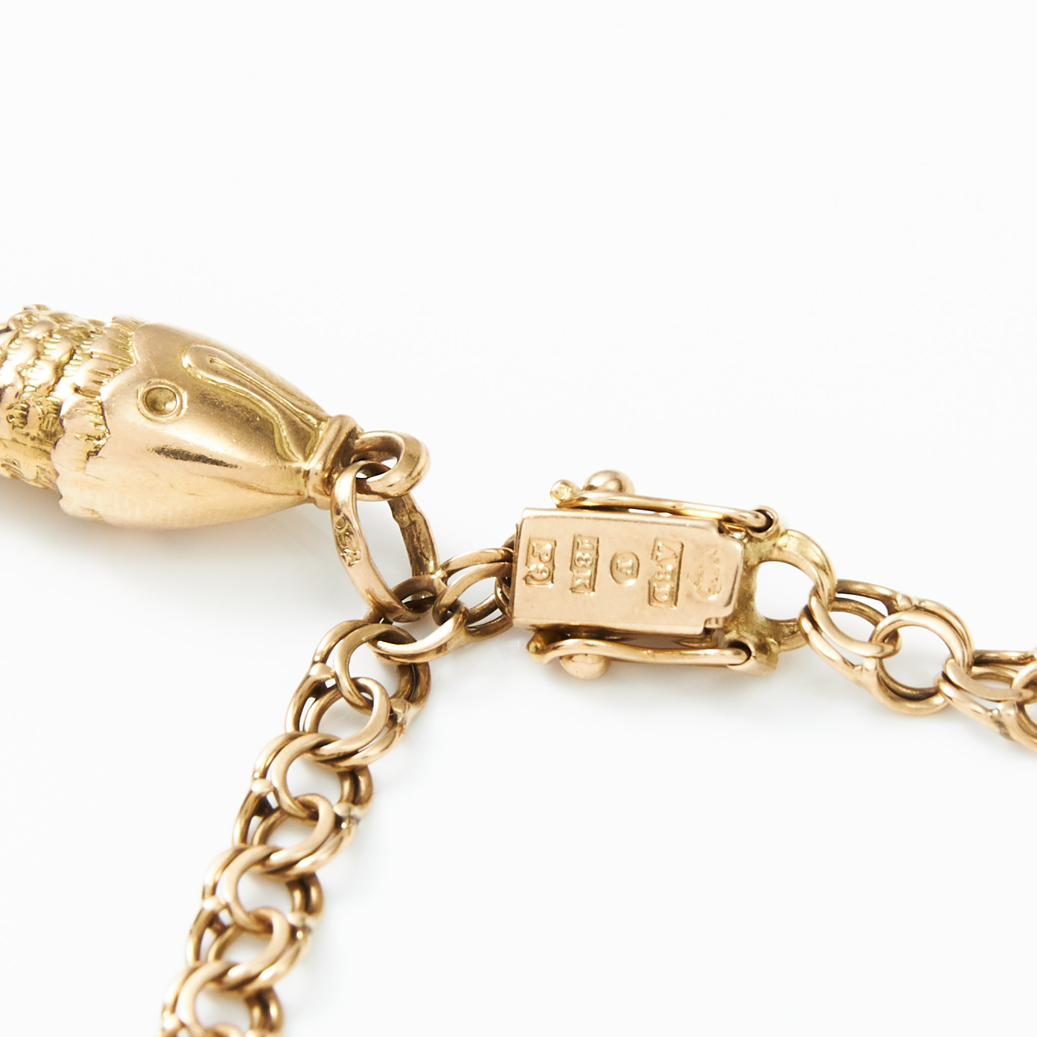 Images for 2885892. BRACELET, 18k gold, Bismarck, charm in the shape of ...