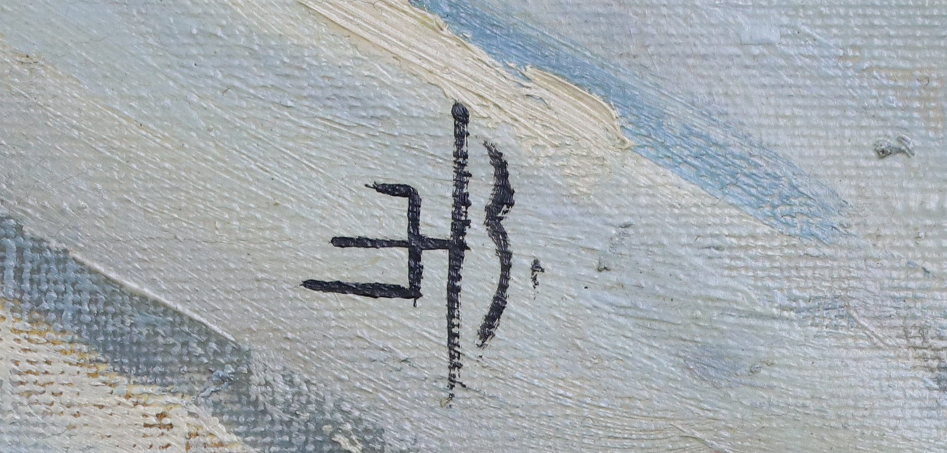 Images for 2886305. HENRIK BAGER. Oil on canvas, man on a rural walk ...