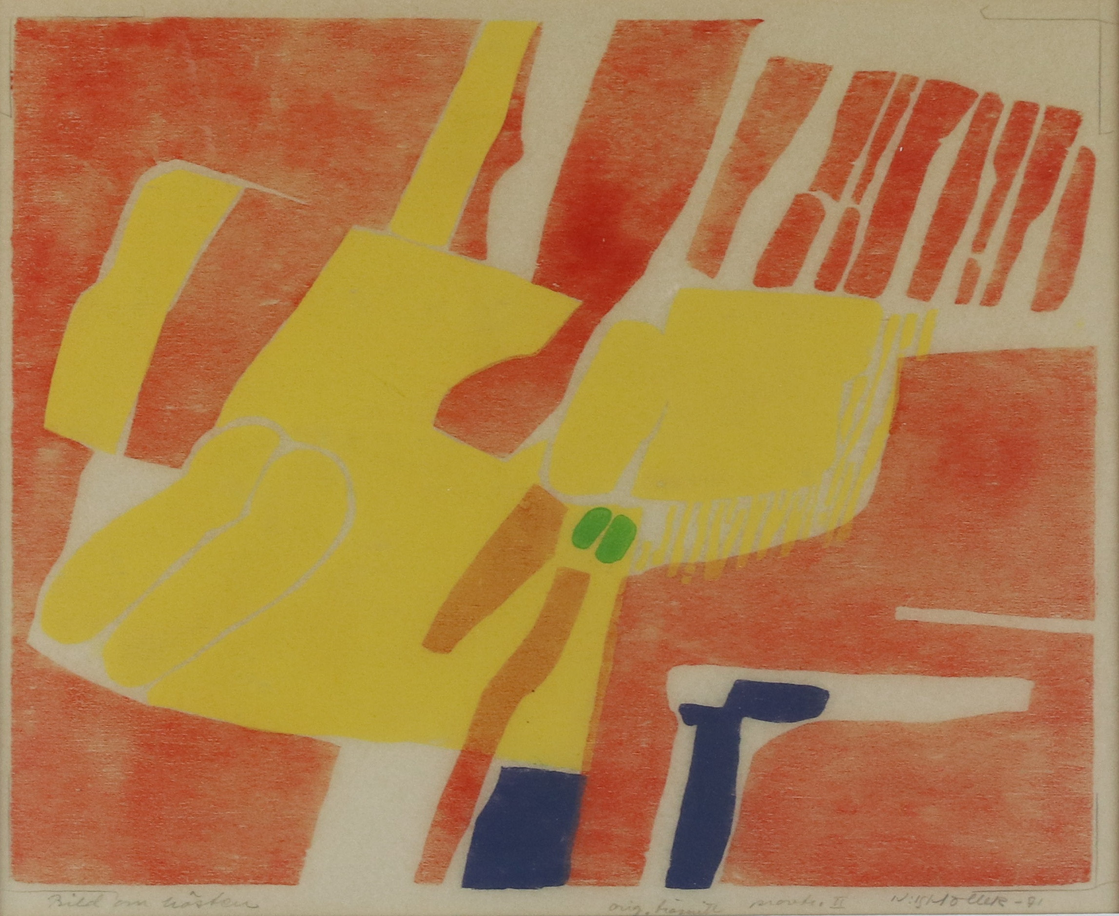 Images for 2888235. NILS MÖLLER. Woodcut, original, proof II, "Image of ...