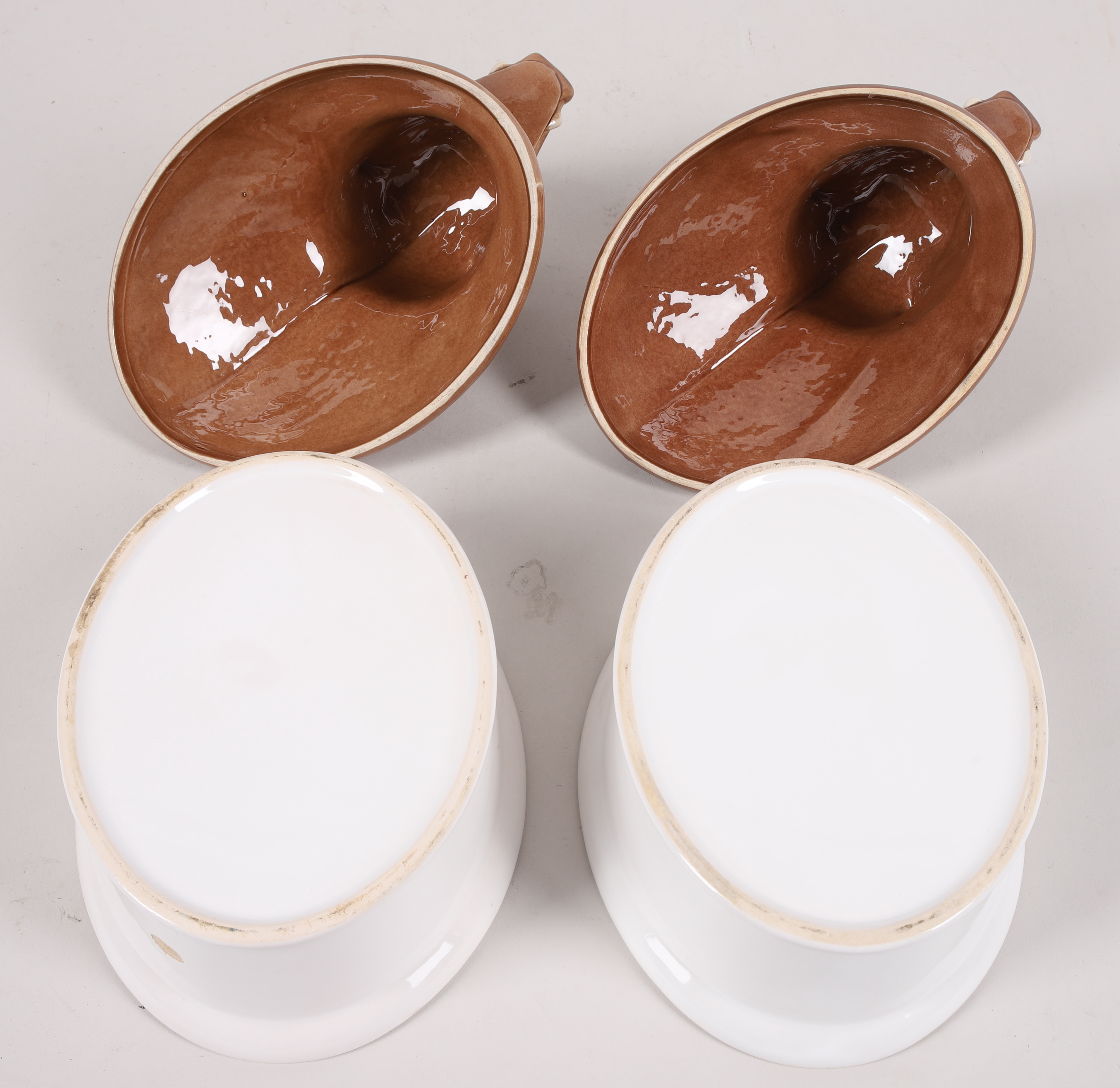 Images for 2893683. TERRINES, a pair, porcelain, shape of wild boar ...