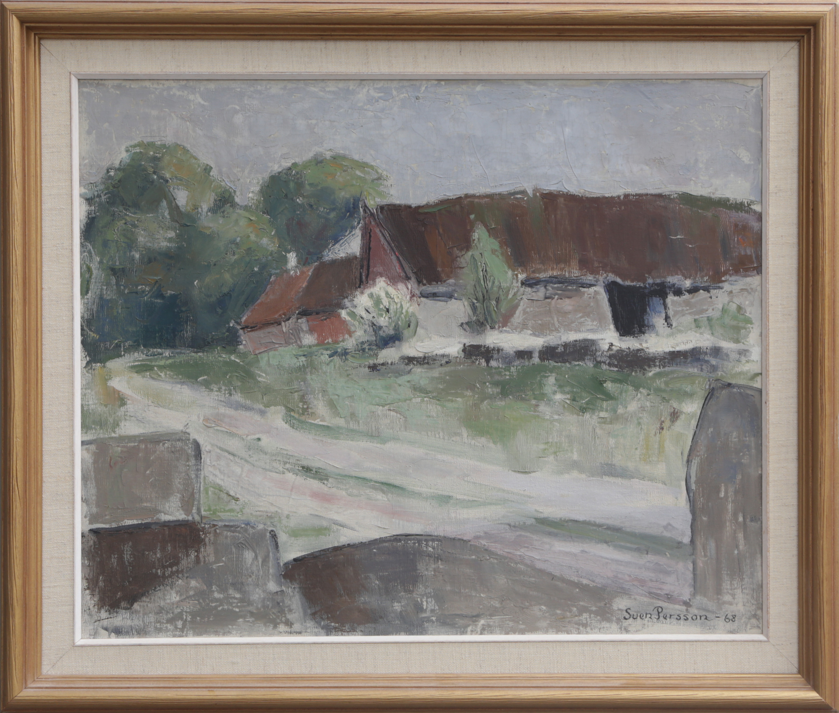 Images for 2896592. SVEN PERSSON. OIL on canvas, signed, 1968. - Auctionet