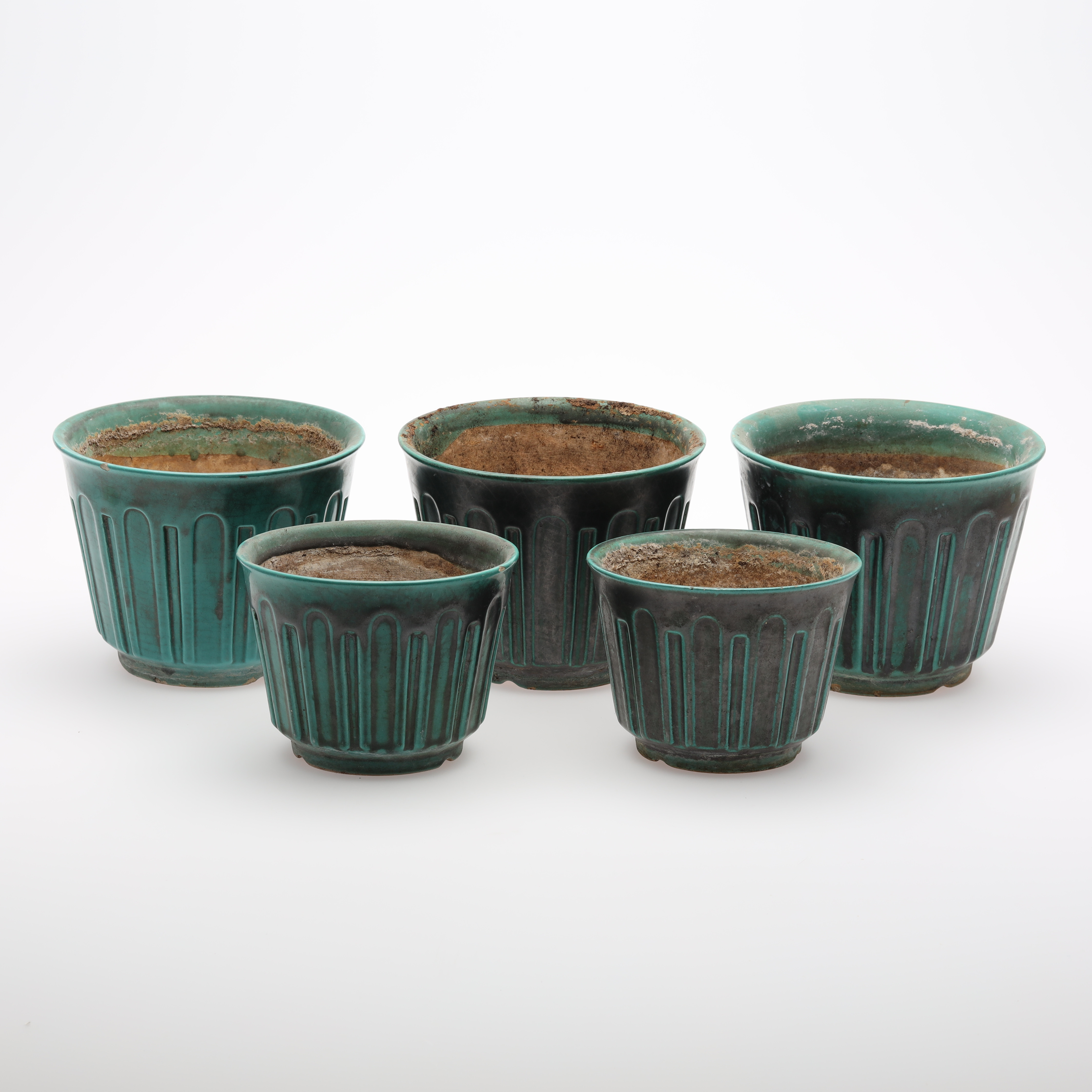 Images for 2897104. POTS, 5 pieces, "The Castle Pot", Ekeby. - Auctionet