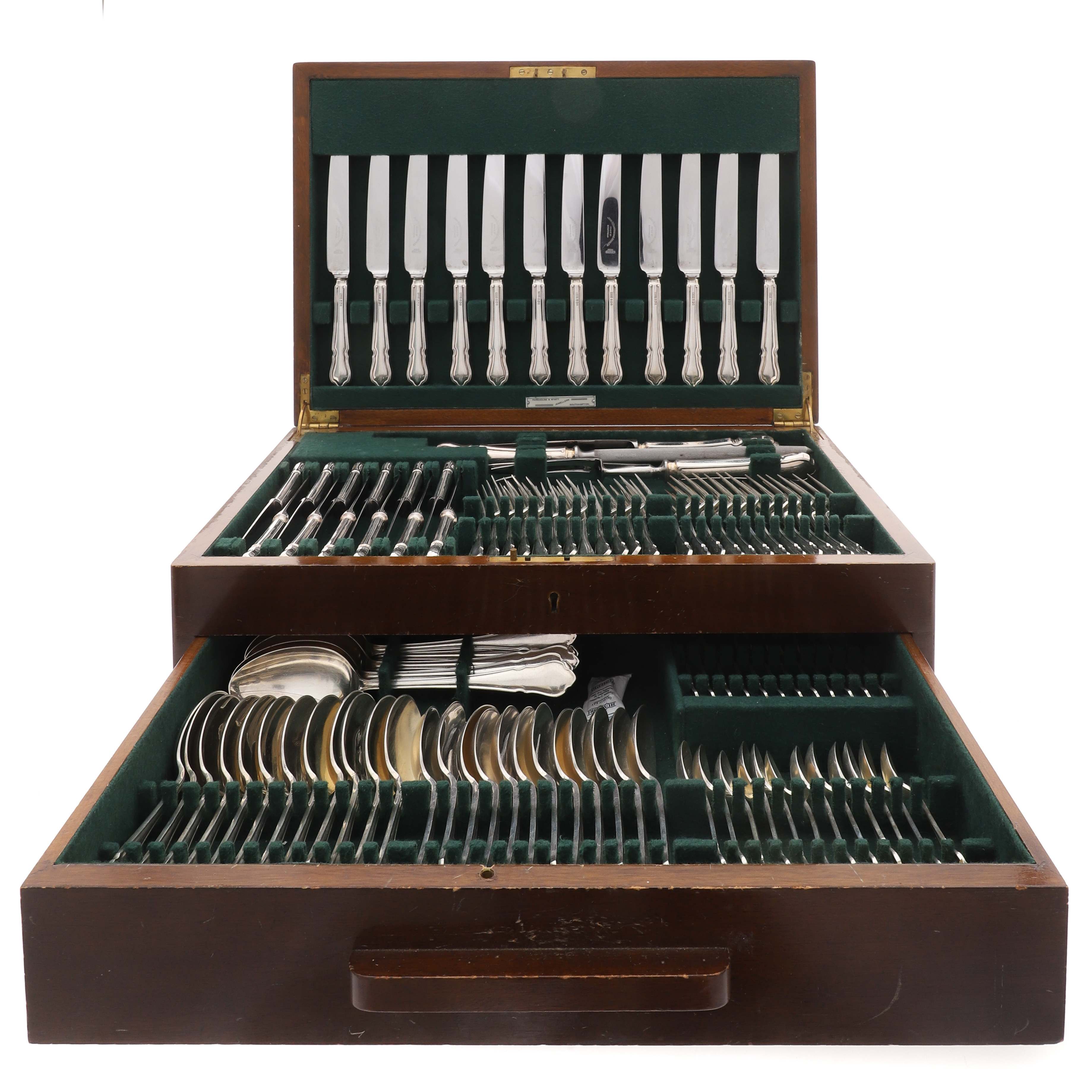 Images for 2897800. A CANTEEN OF DUBARRY PATTERN SILVER FLATWARE AND ...