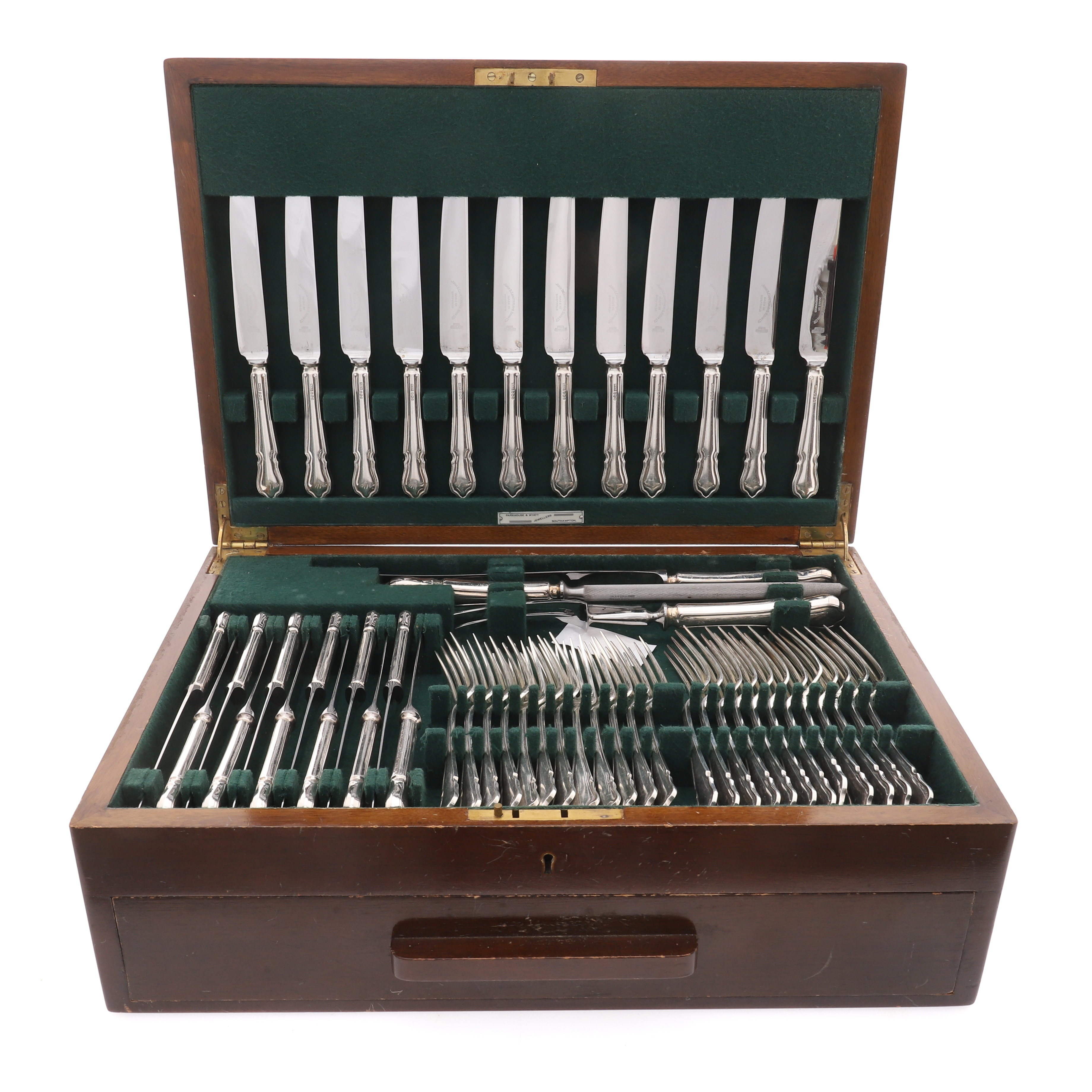Images for 2897800. A CANTEEN OF DUBARRY PATTERN SILVER FLATWARE AND ...