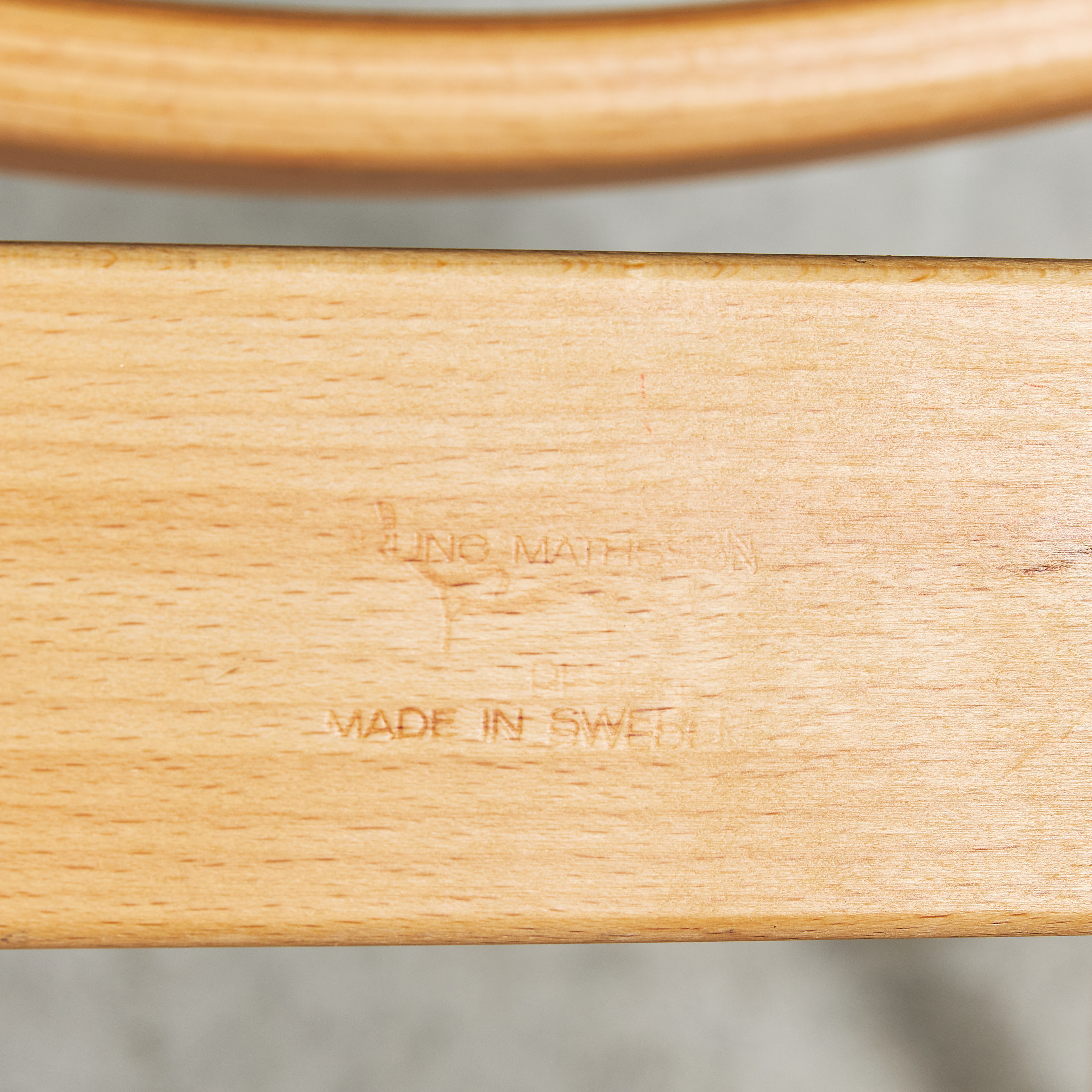 Images for 2898151. BRUNO MATHSSON. Armchair, "Mina", frame in beech ...