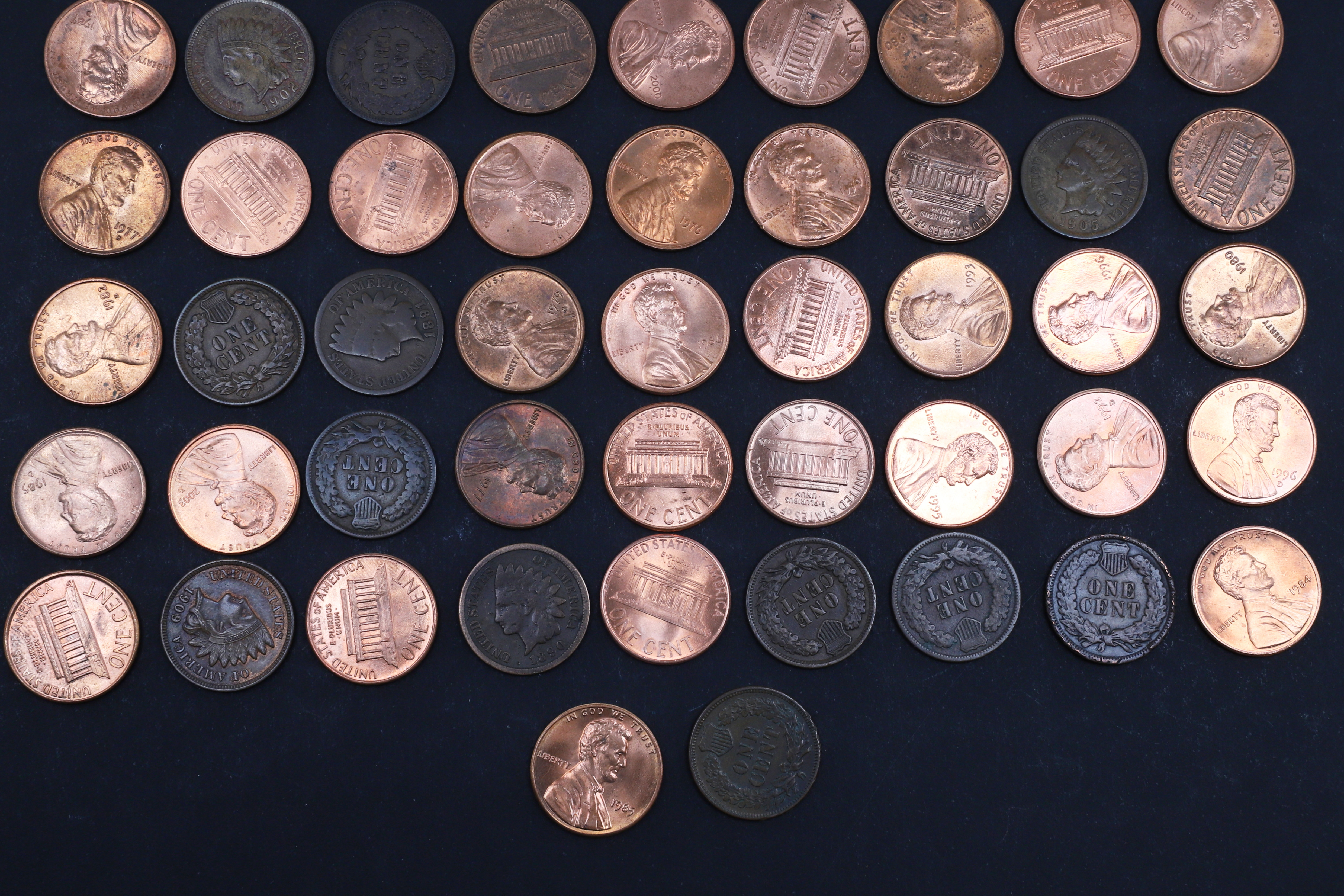 Images for 2904468. A PARTIAL DATE RUN OF AMERICAN ONE CENT COINS, 1890 ...