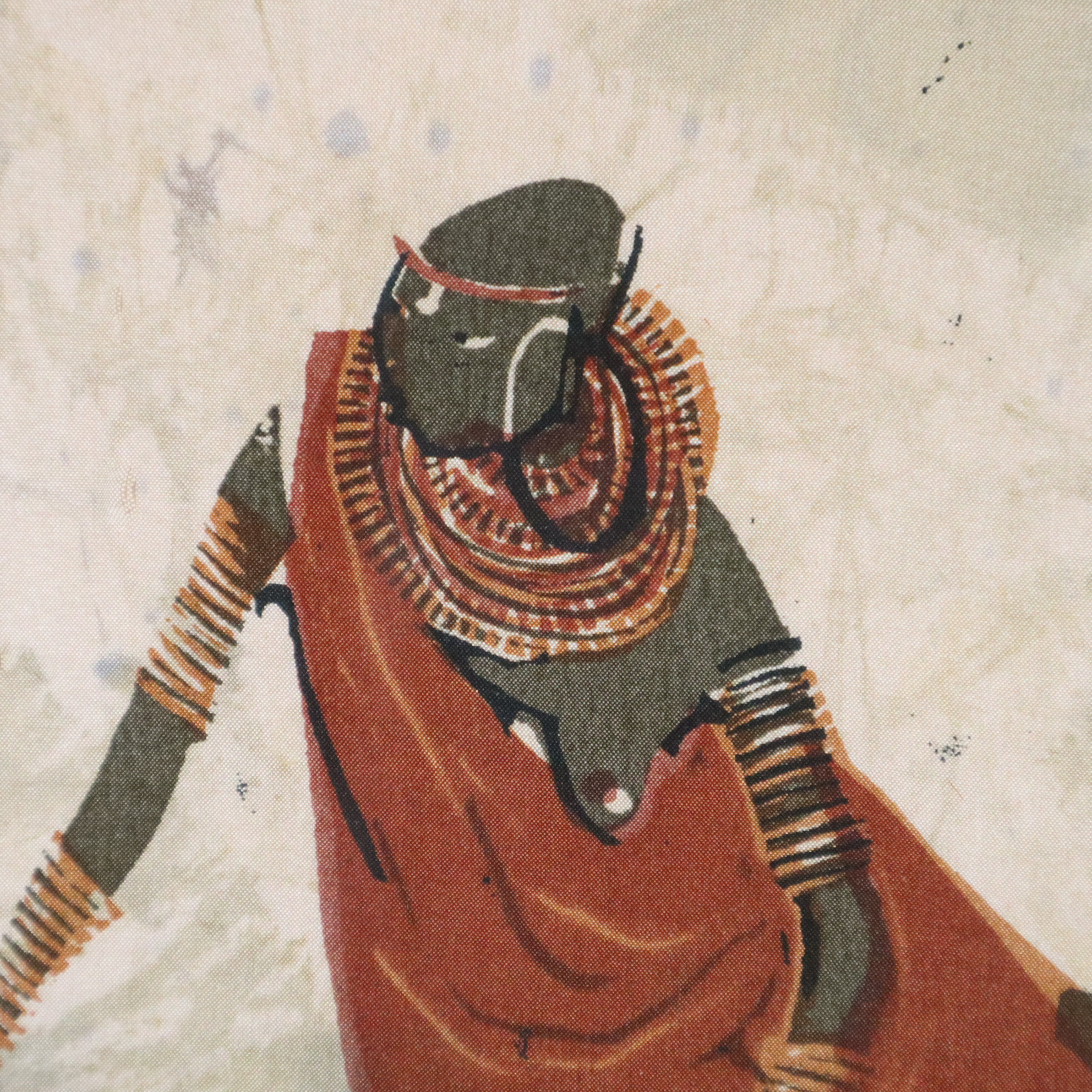 Images for 2904624. ROBIN ANDERSON. Batik on silkscreen art, signed ...