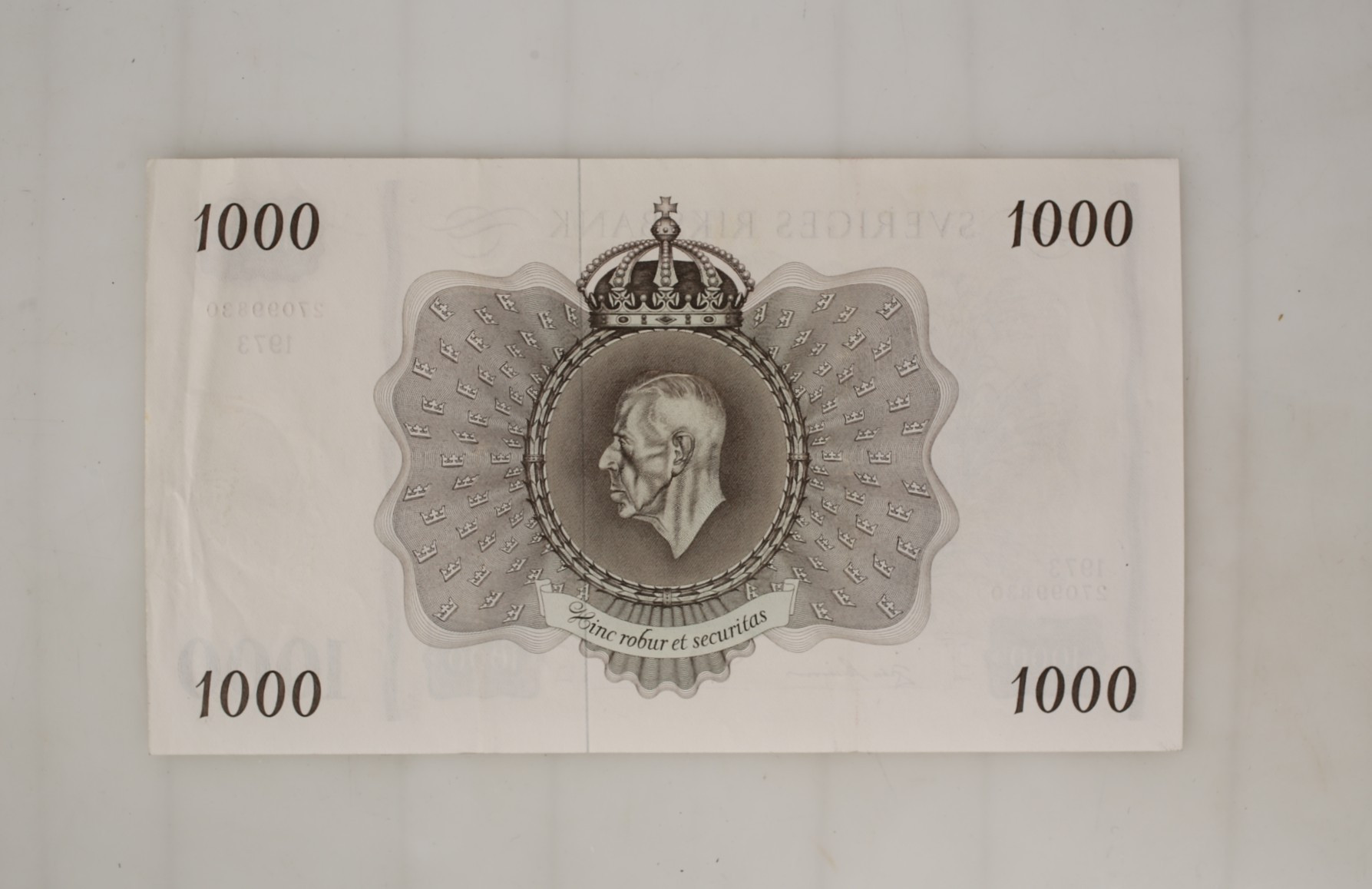 Bilder för 2905435. SEDEL 1000 kr Sverige 1973. - Auctionet