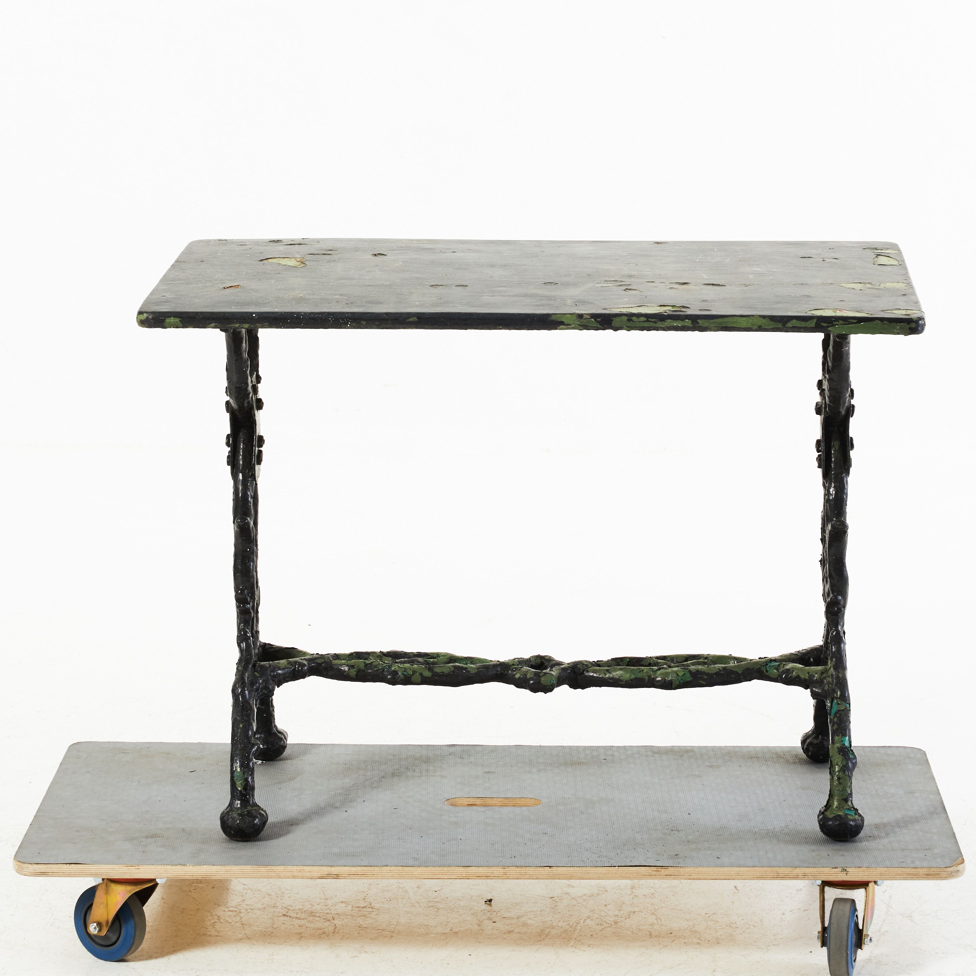 Images for 2906753. GARDEN TABLE, early 20th century, painted cast iron ...