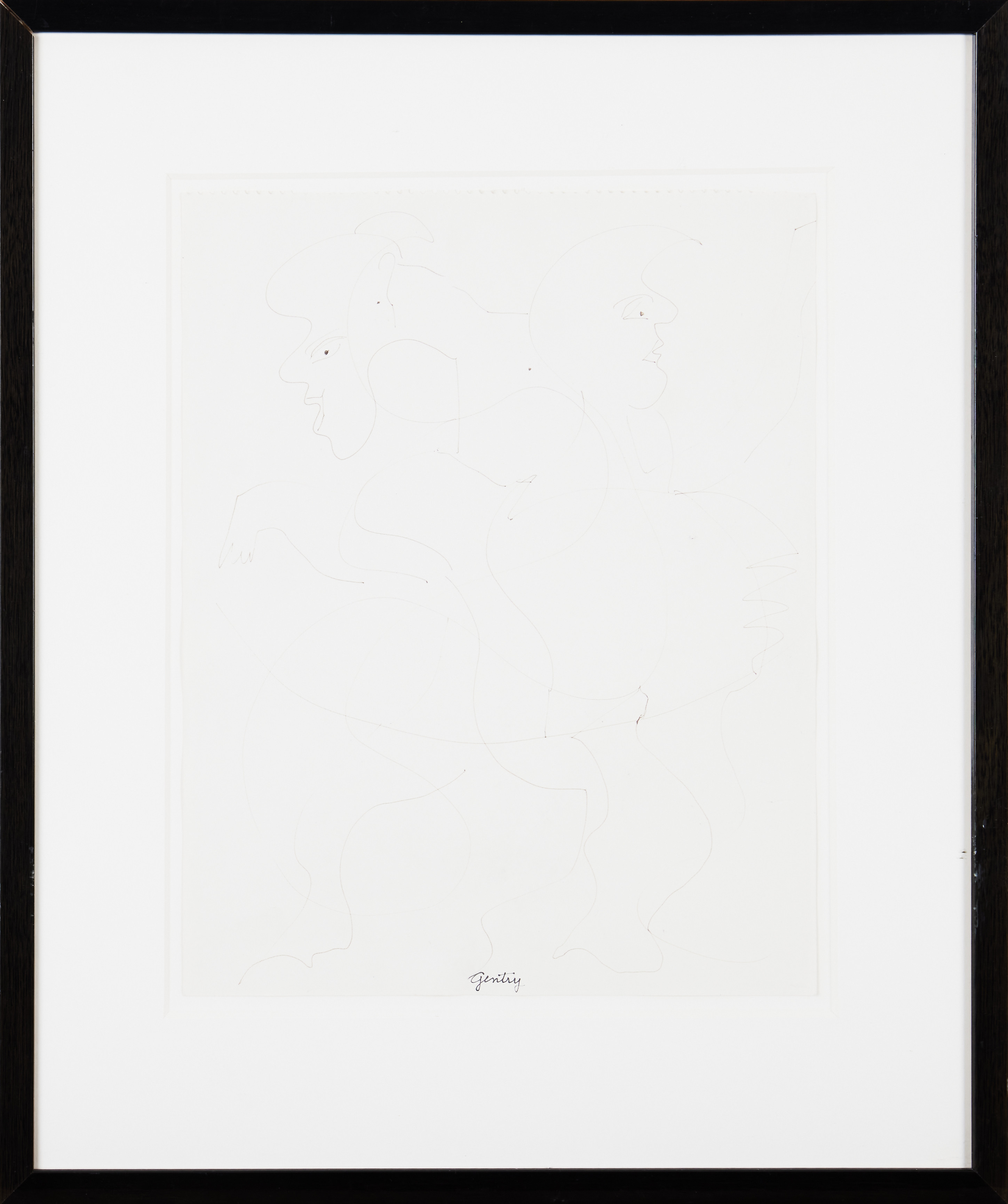 Images for 2911183. HERBERT GENTRY. Figure composition, ink drawing ...